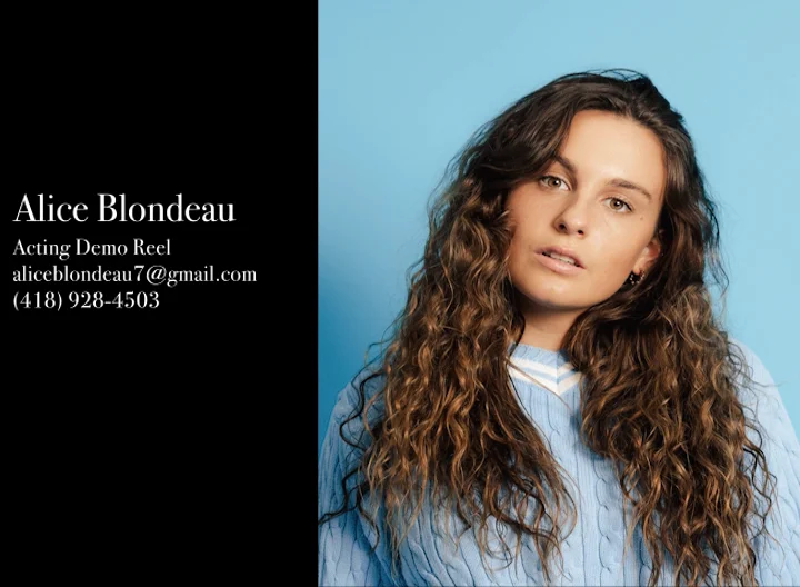 Alice Blondeau - English Demo artiste 2022 on Vimeo