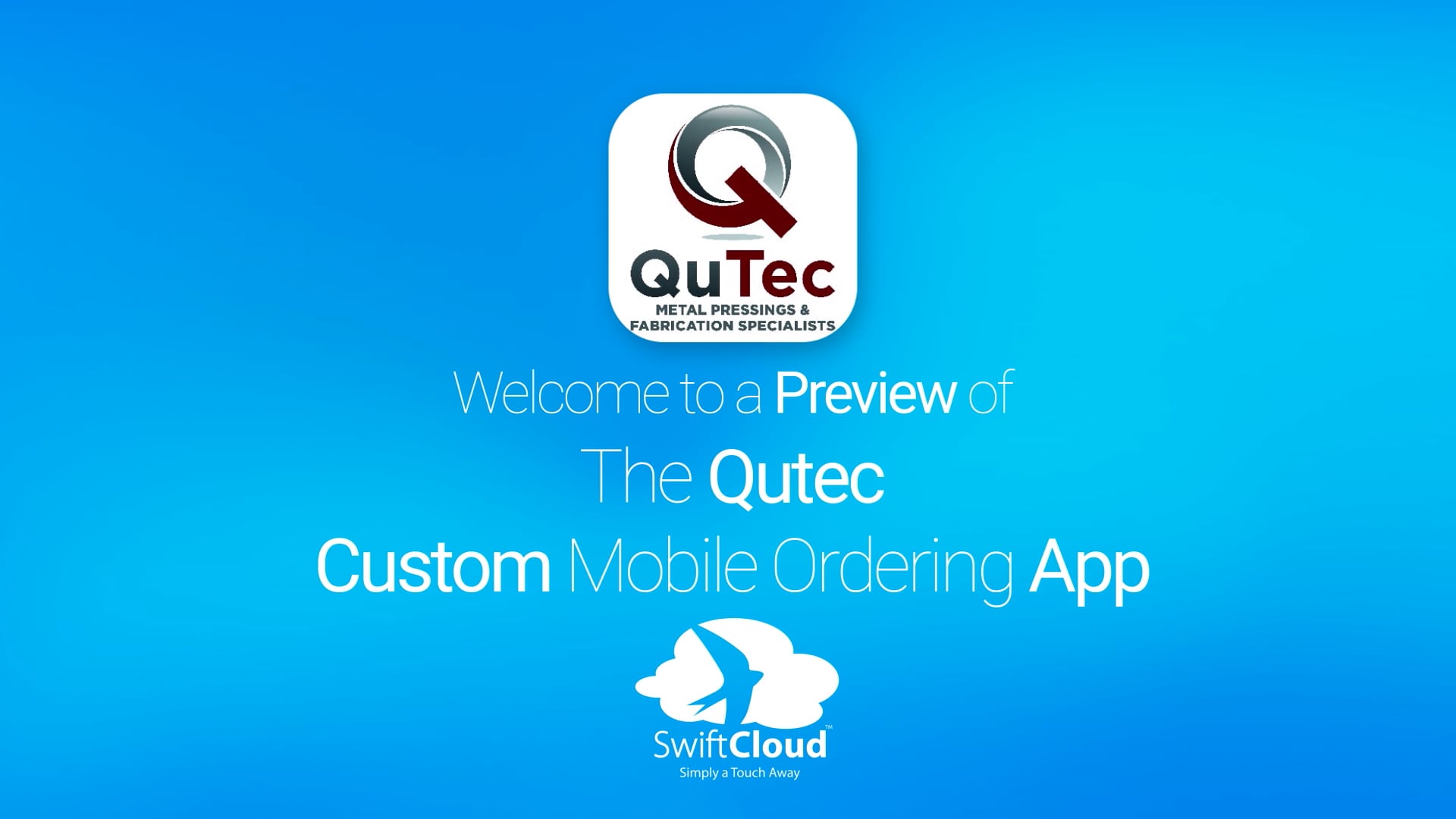 Qutec - Mobile App Preview - QUT894W on Vimeo