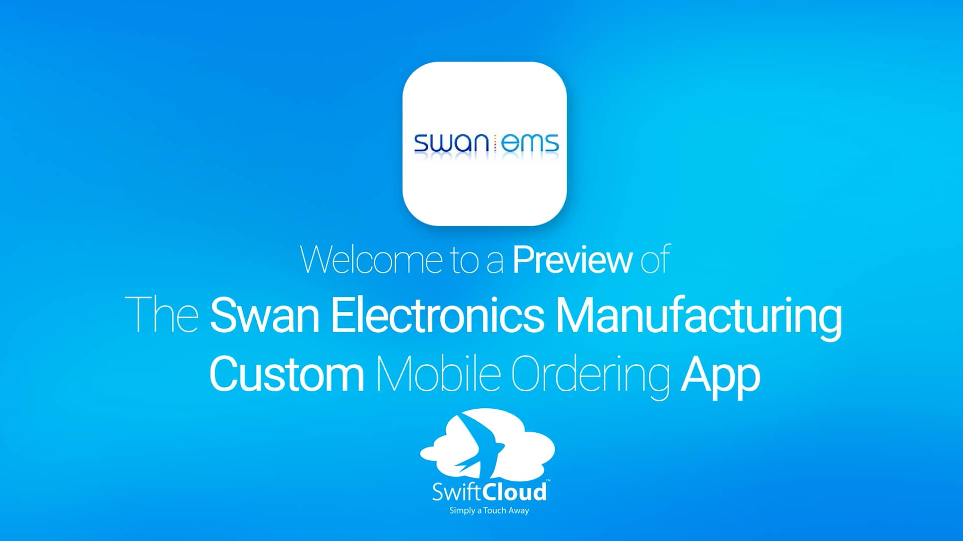 Swan Electronics Manufacturing Solutions - Mobile App Preview - SWA840W ...