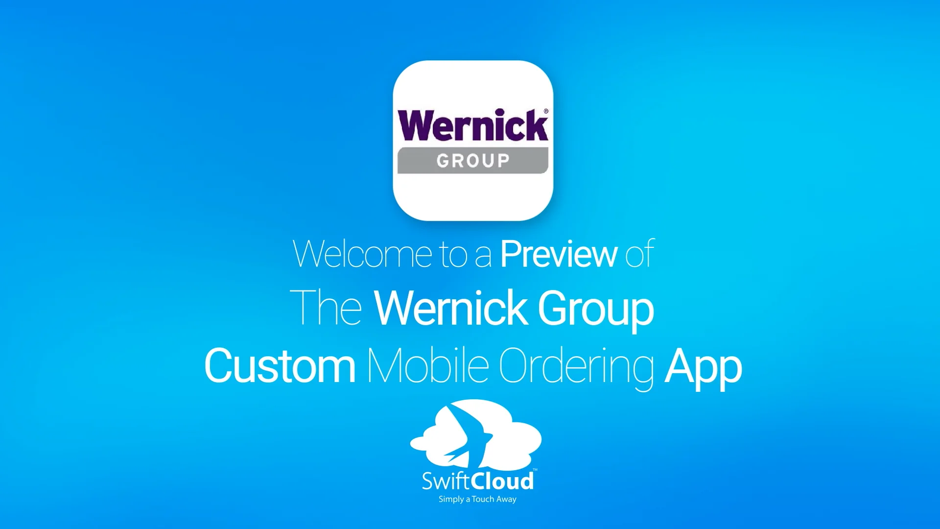 Wernick Group - Mobile App Preview - WER447W