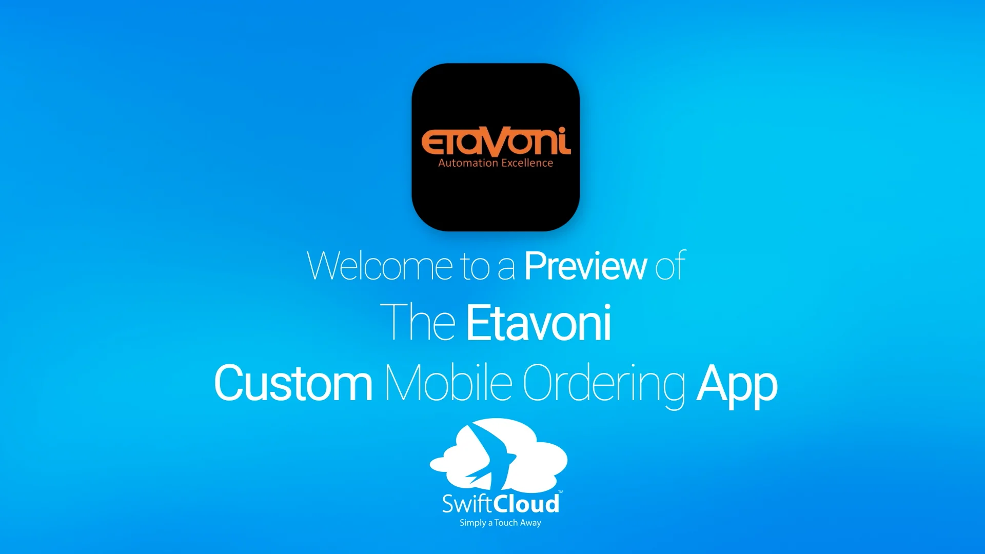 Etavoni - Mobile App Preview - ETA818W on Vimeo
