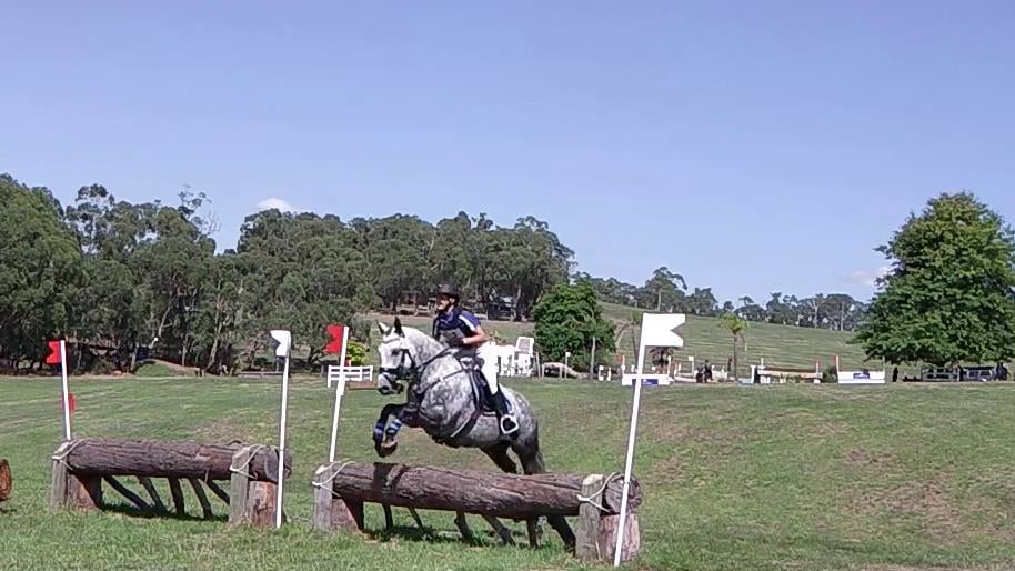 Anna Michalczyk riding CANDLEBARK SHOWDAY 412 EvA80 Wandin Park ...