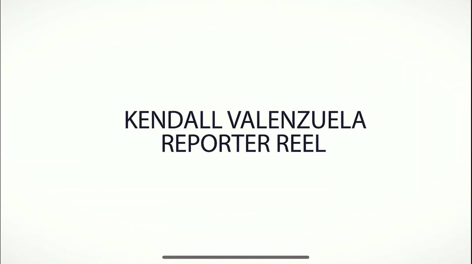 Kendall Valenzuela Reel on Vimeo
