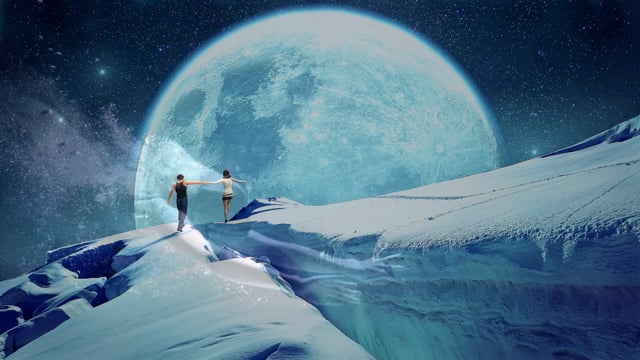 Swimming Through The Moon, Fantasy, Waterworld. Free Stock Video - Pixabay