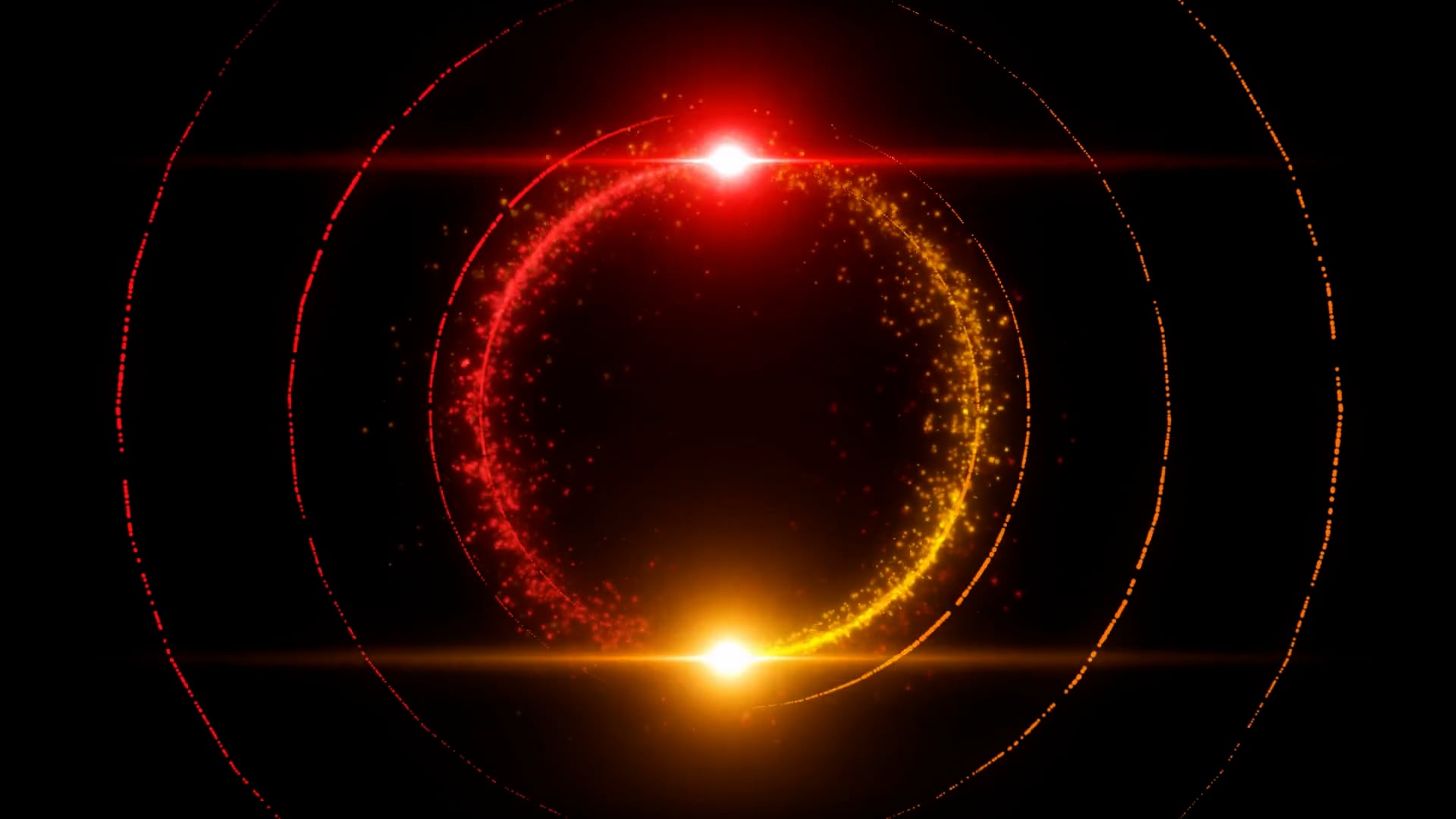 videoblocks-lens-flares-spinning-and-forming-particles-ring-yellow-red ...