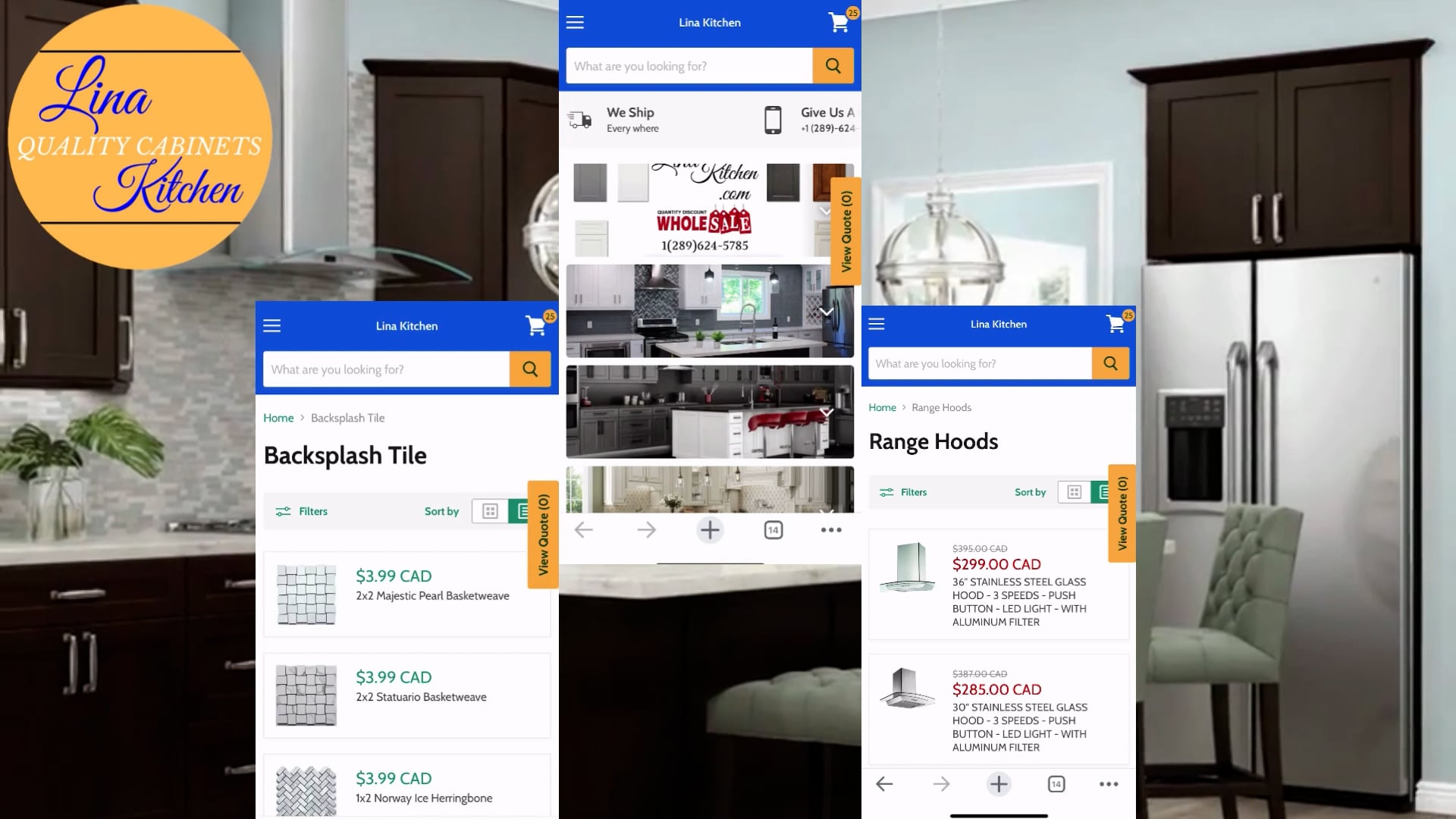 Lina Kitchen video ad voice over with music on Vimeo