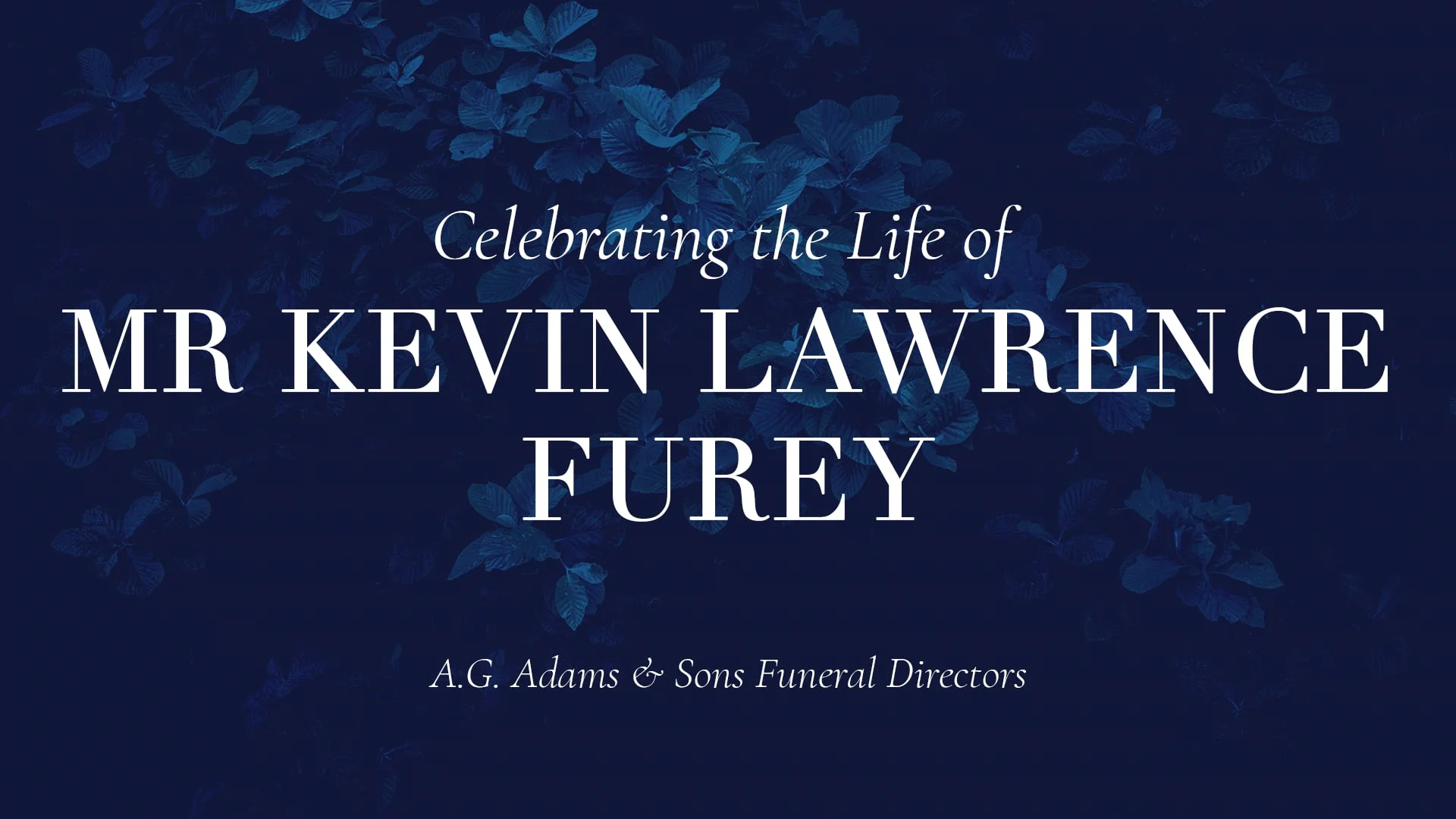 Kevin Furey on Vimeo