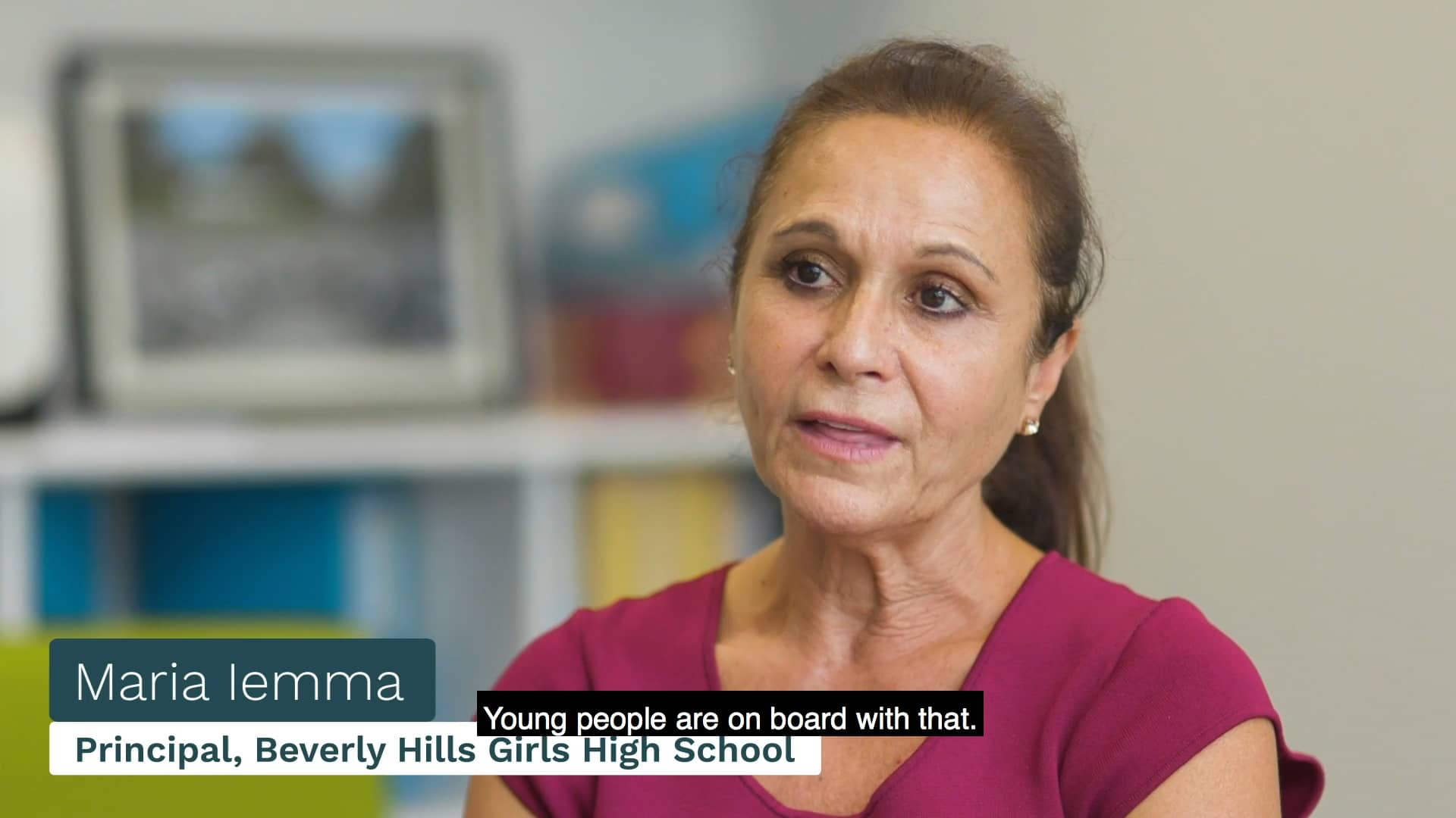 Young Mentors - Maria, Beverly Hills Girls High School principal on Vimeo