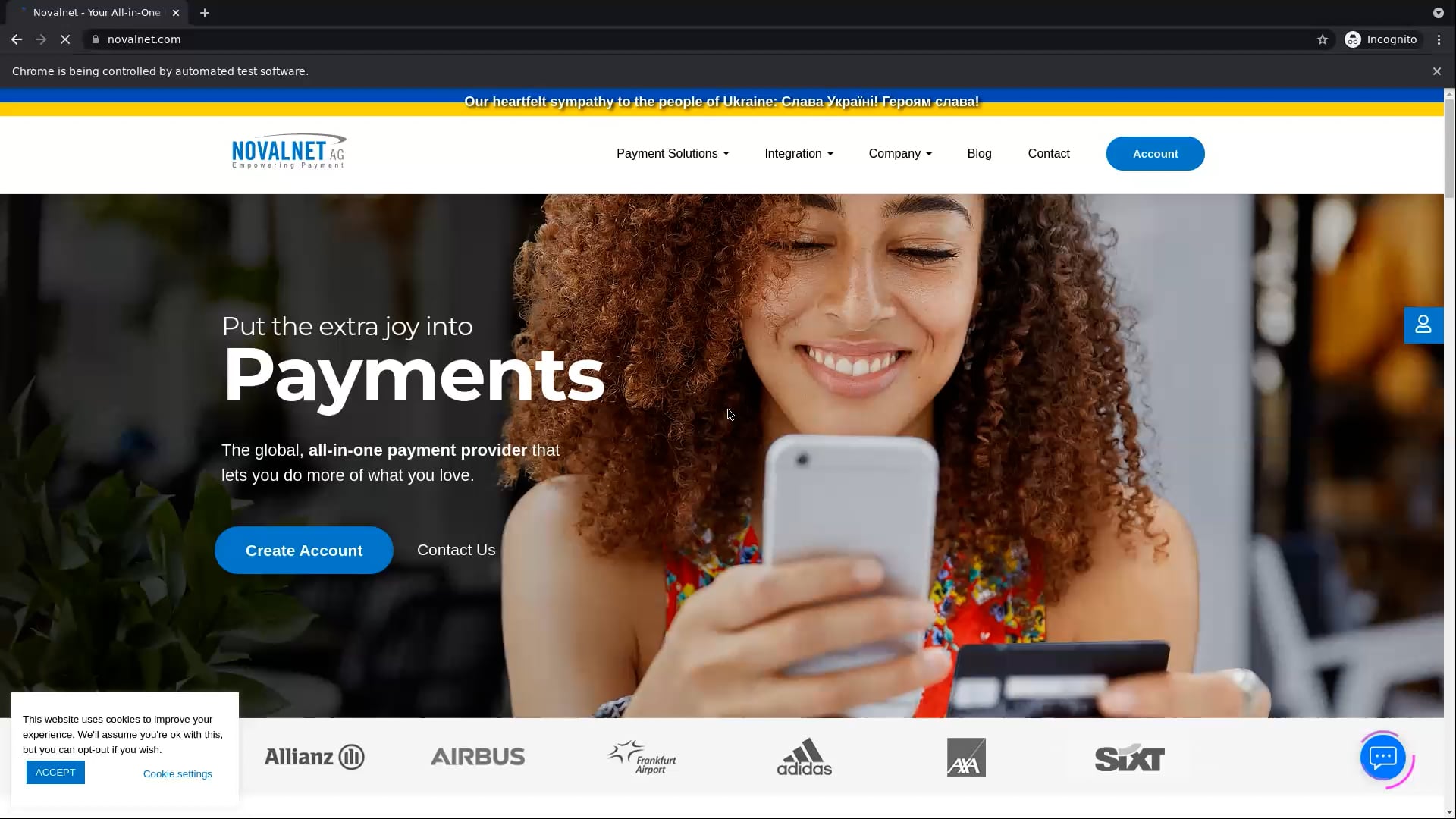 For testing on Vimeo