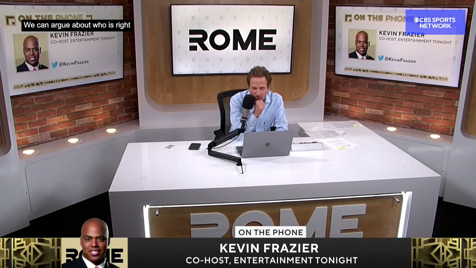 Kevin Frazier Says it Wasn't Staged