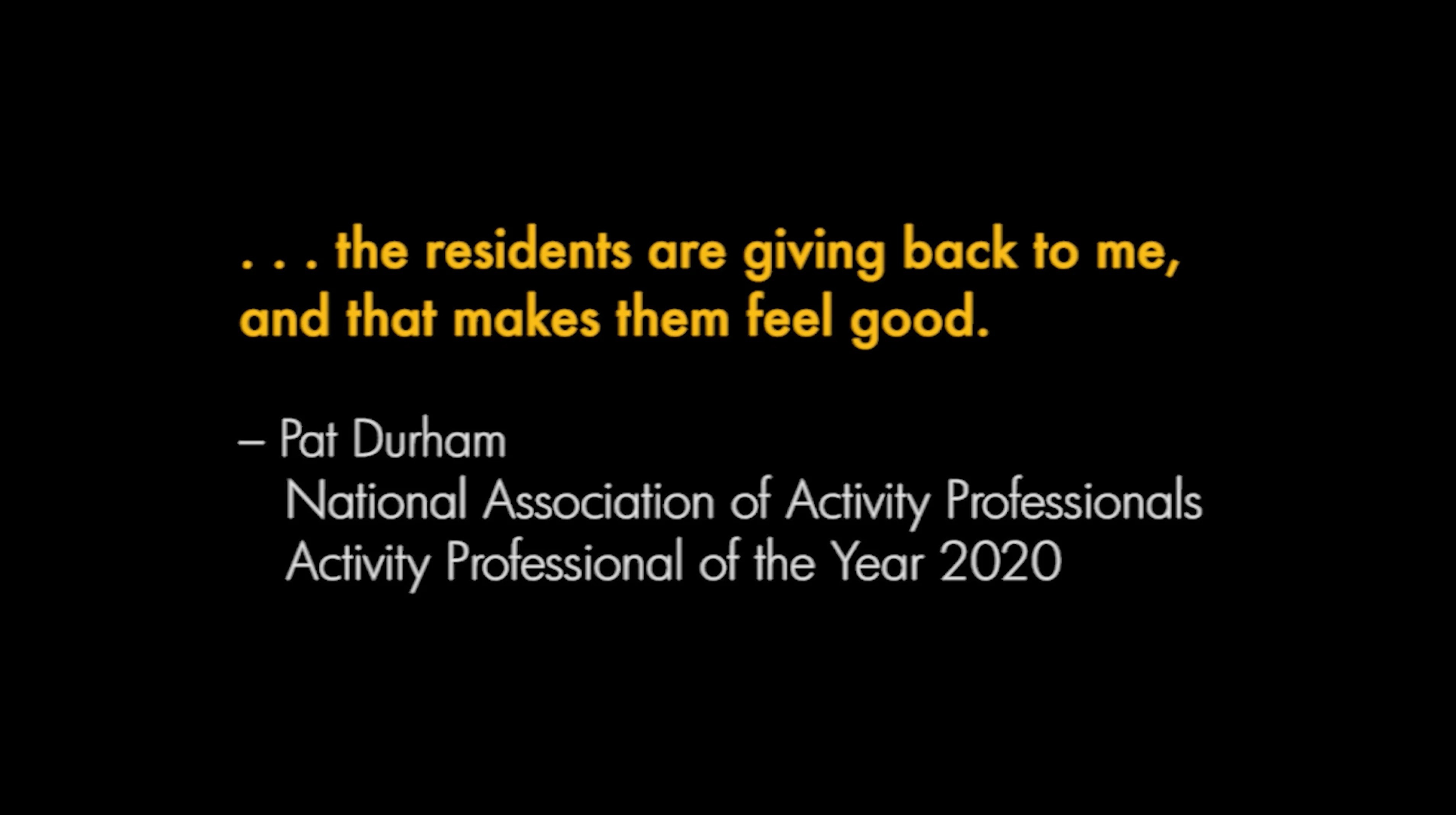 Pat Durham - Giving Back Feels Good on Vimeo