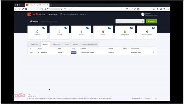 Reports Rapid4Cloud on Vimeo