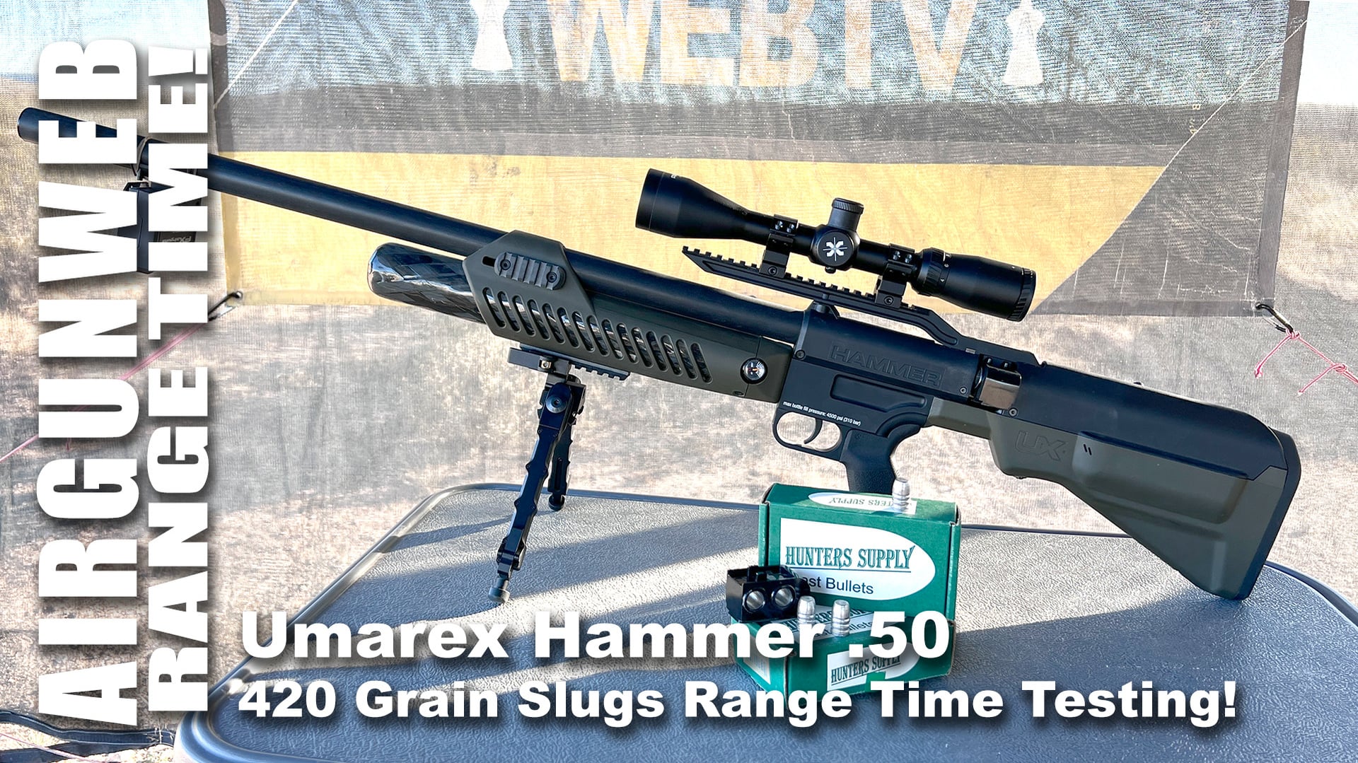 Modern Airgunner - AIRGUN RANGE TIME - Umarex Hammer .50 Caliber Airgun ...