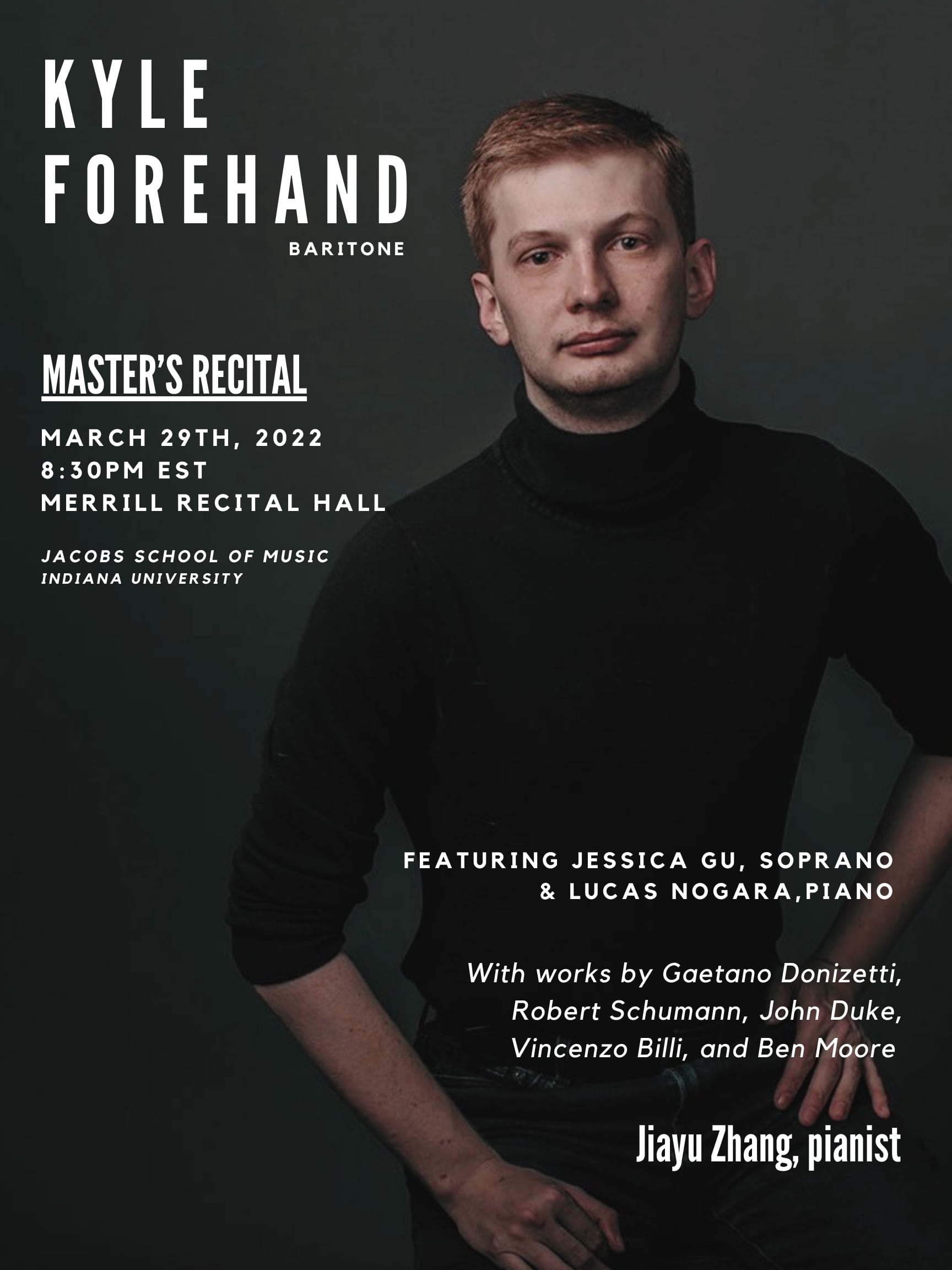 Kyle Forehand's Masters Recital on Vimeo