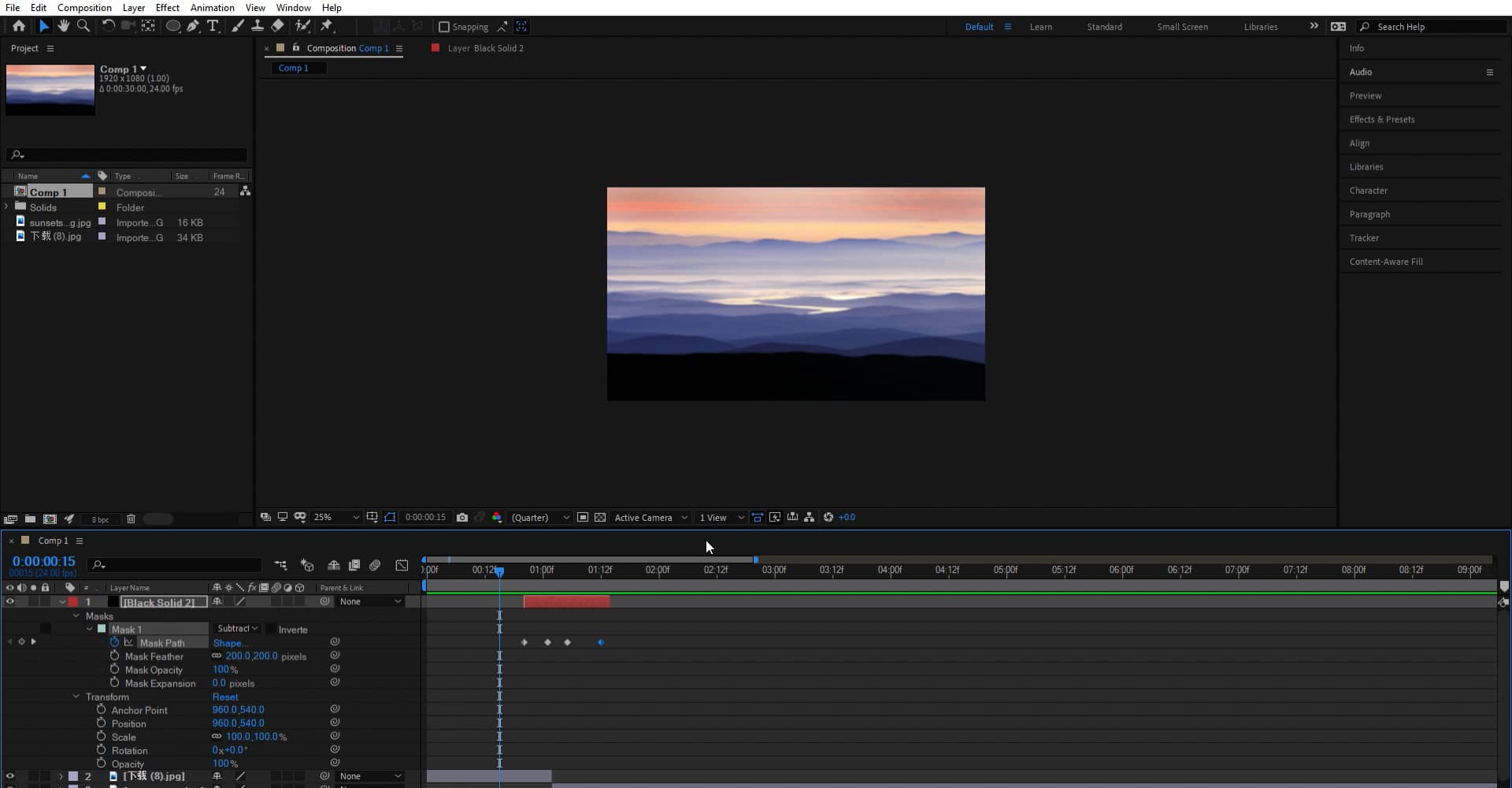 Adobe After Effects 2020 - E__AE works_Project_sample.aep _ 2022-03-28 ...