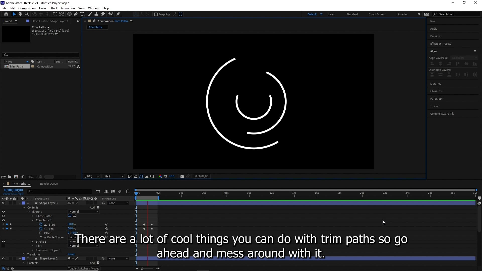 After Effects Trim Paths Tutorial on Vimeo