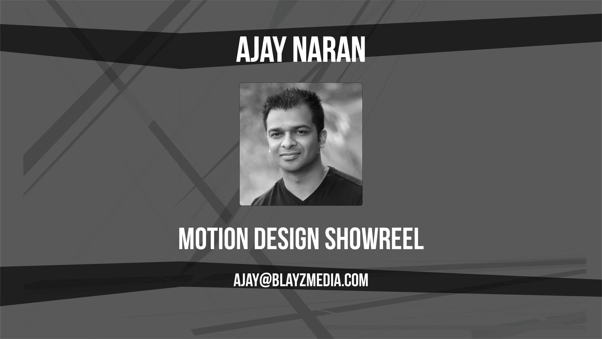 Ajay Naran - Motion Design Showreel on Vimeo