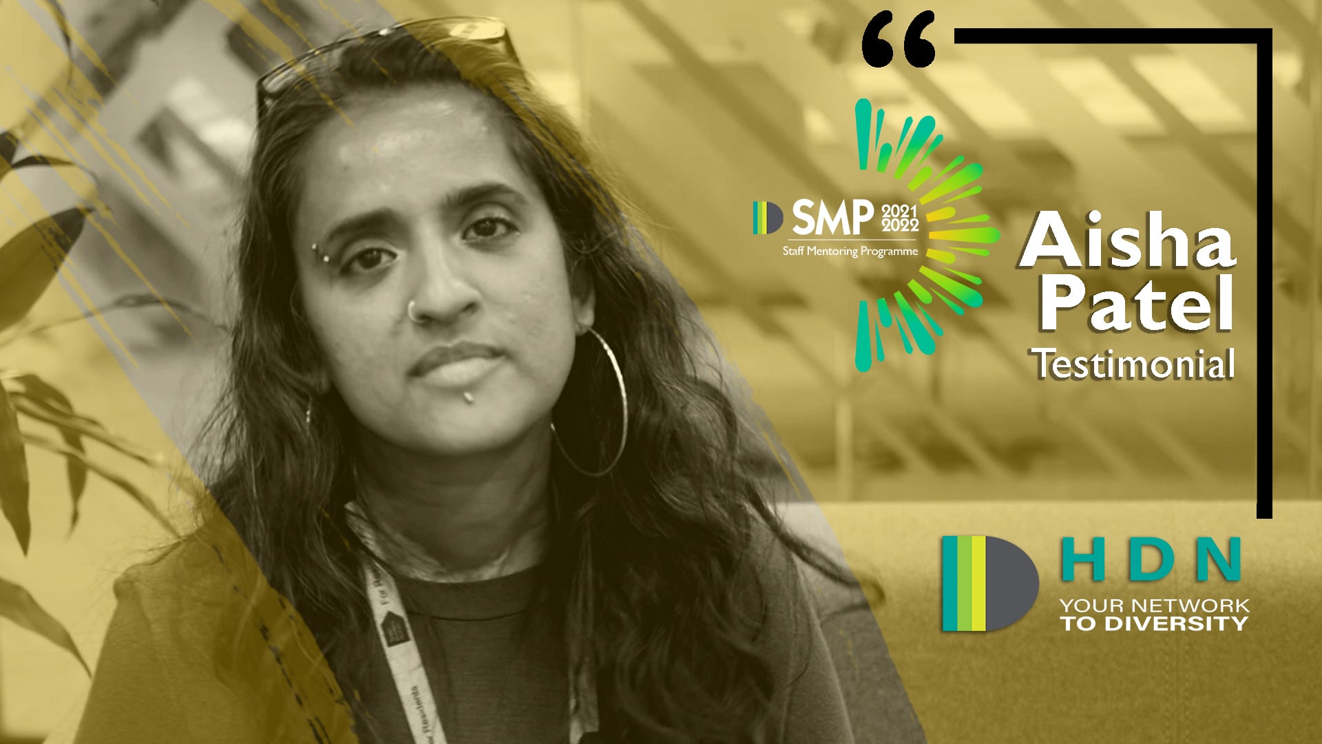 Staff Mentoring Programme Mentee Testimonial (Aisha Patel) on Vimeo