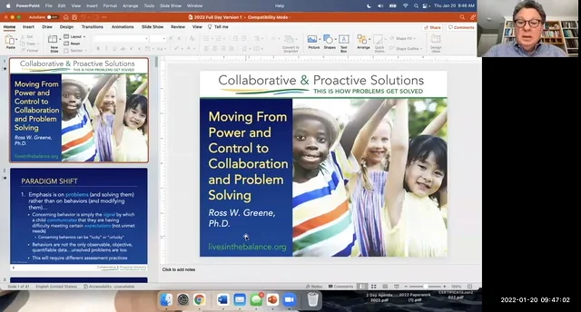 Watch Two Day Collaborative & Proactive Solutions Training with Dr. Ross Greene (May 2023 ...