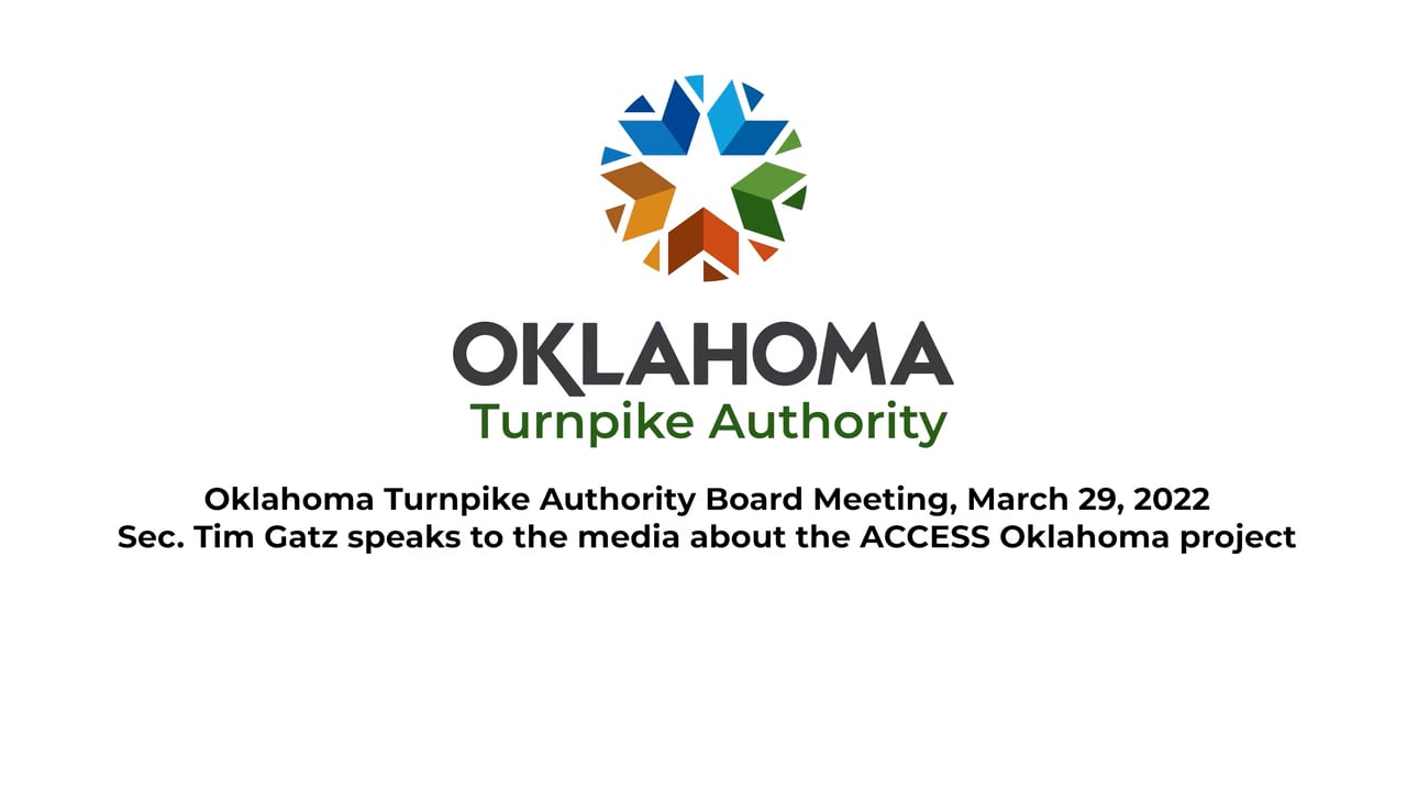 Tim Gatz speaks with media about ACCESS Oklahoma on Vimeo