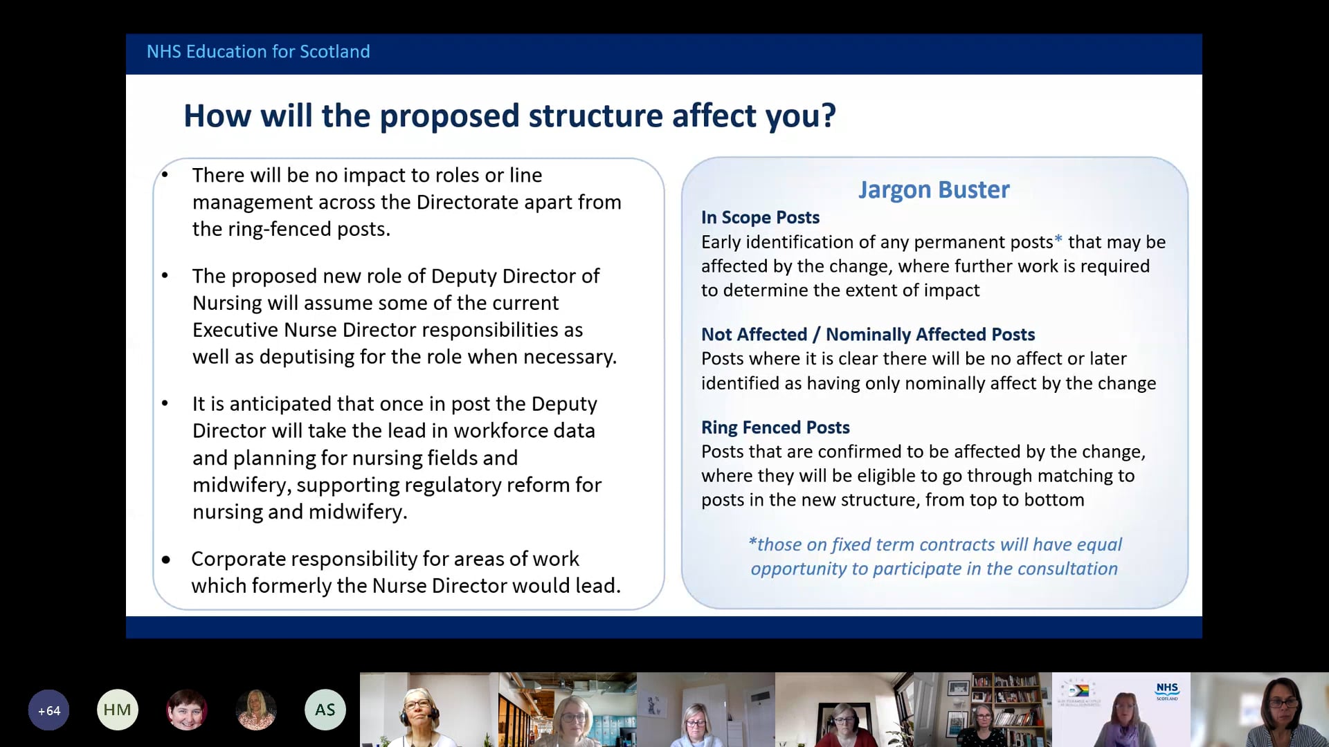 NMAHP Organisational Change - Proposal for Change on Vimeo