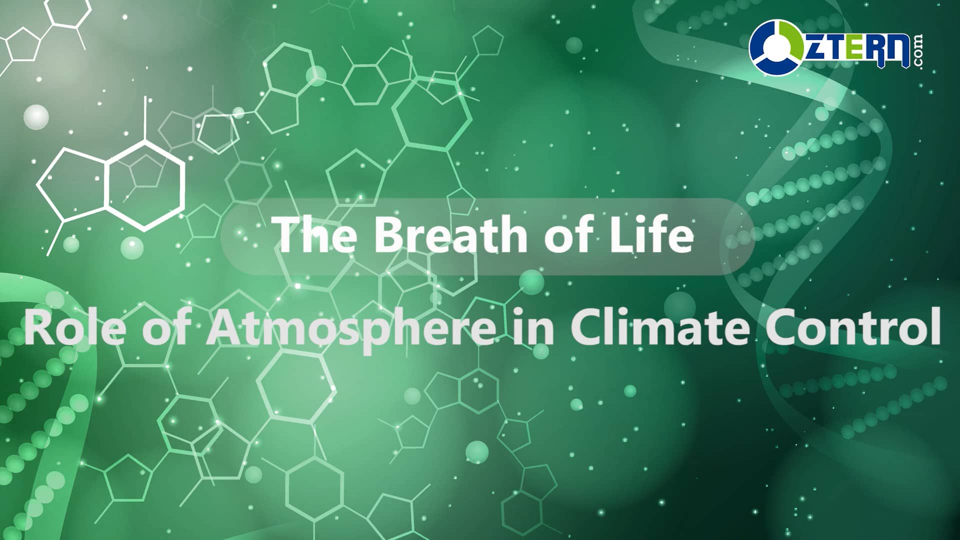04 Role of Atmosphere in Climate Control on Vimeo