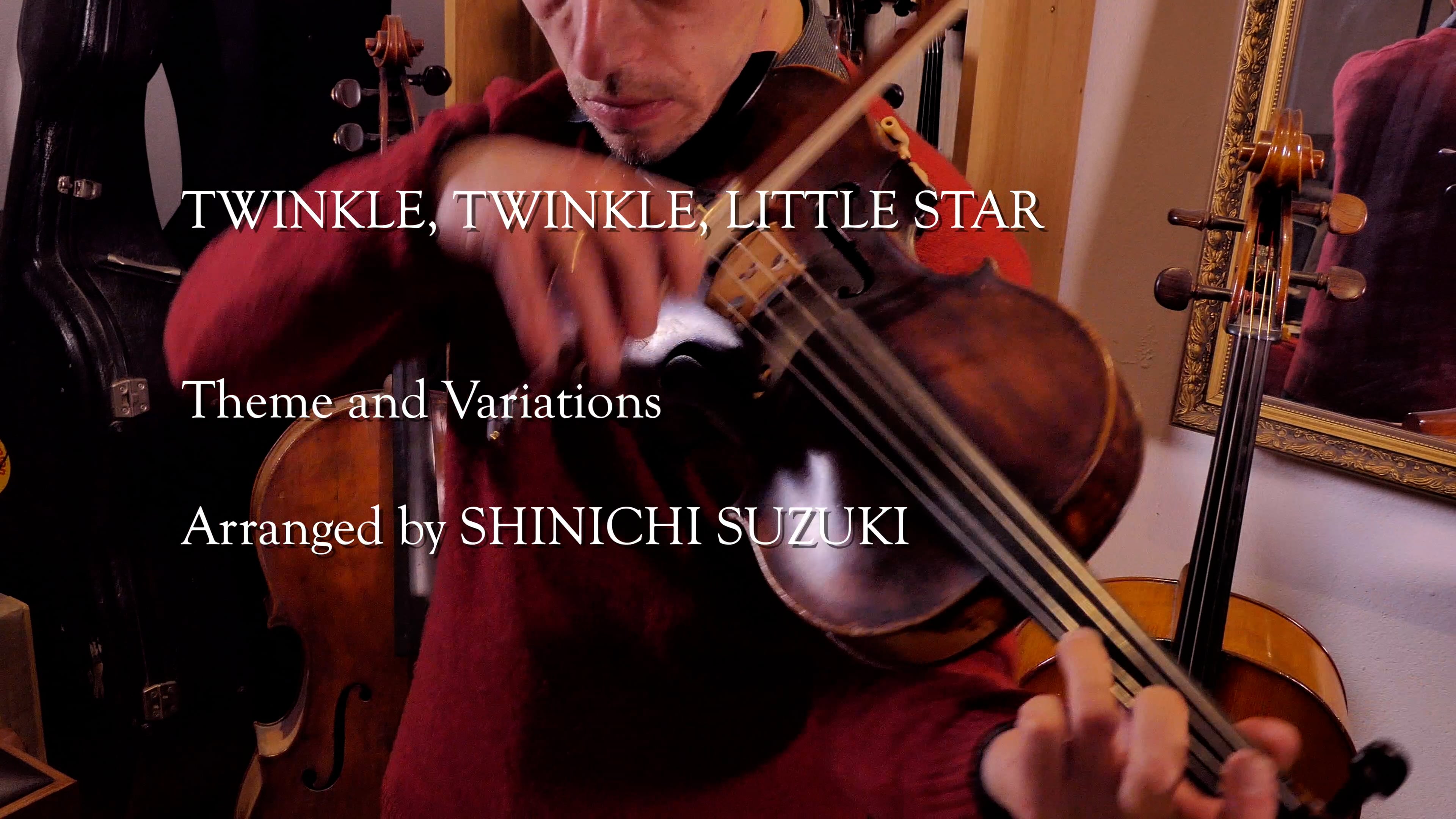 Viola Twinkle Twinkle Little Star Suzuki - Fourth Variation (♩ = 50) on ...