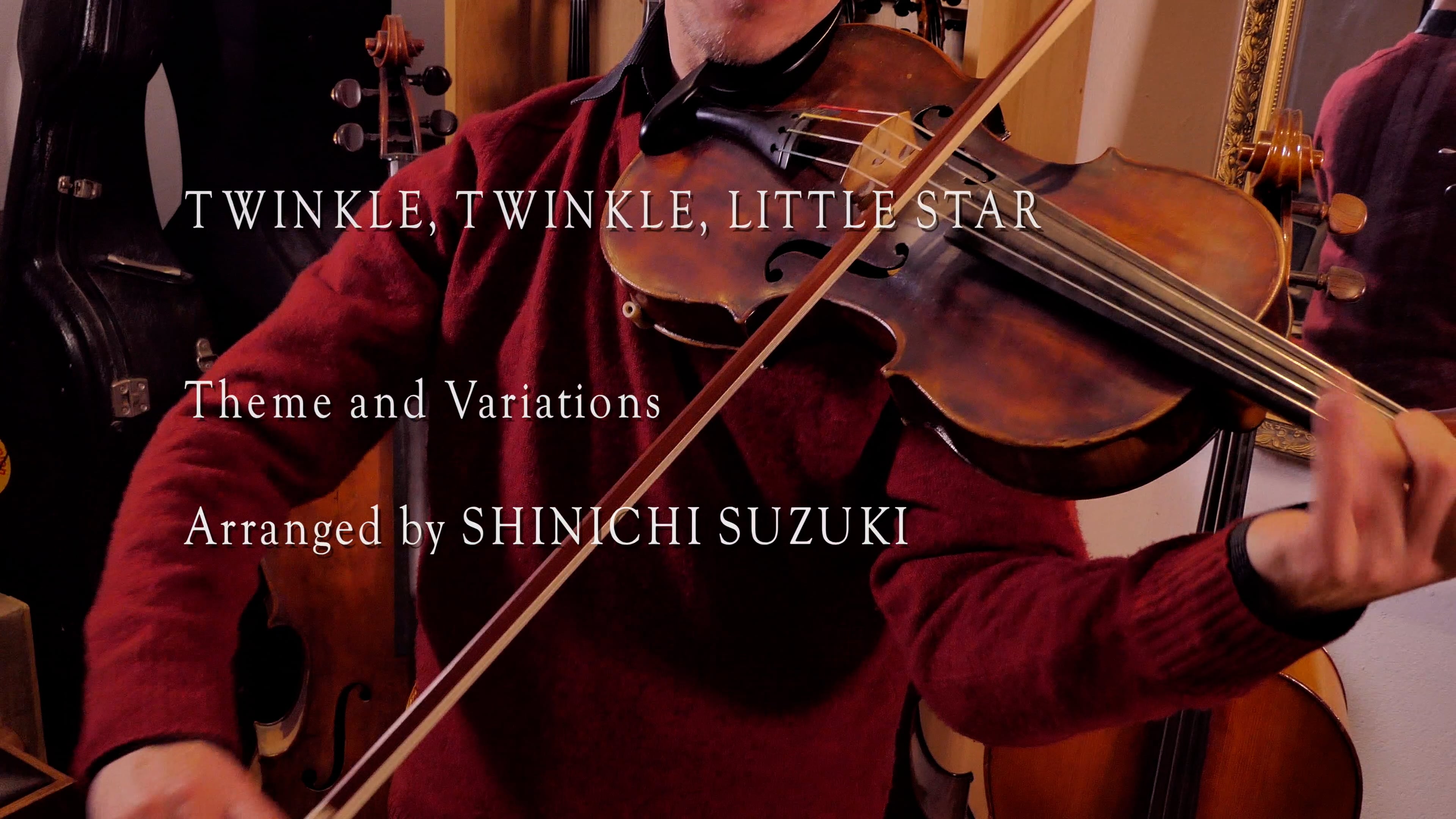Viola Twinkle Twinkle Little Star Suzuki - Fourth Variation (♩ = 60) on ...