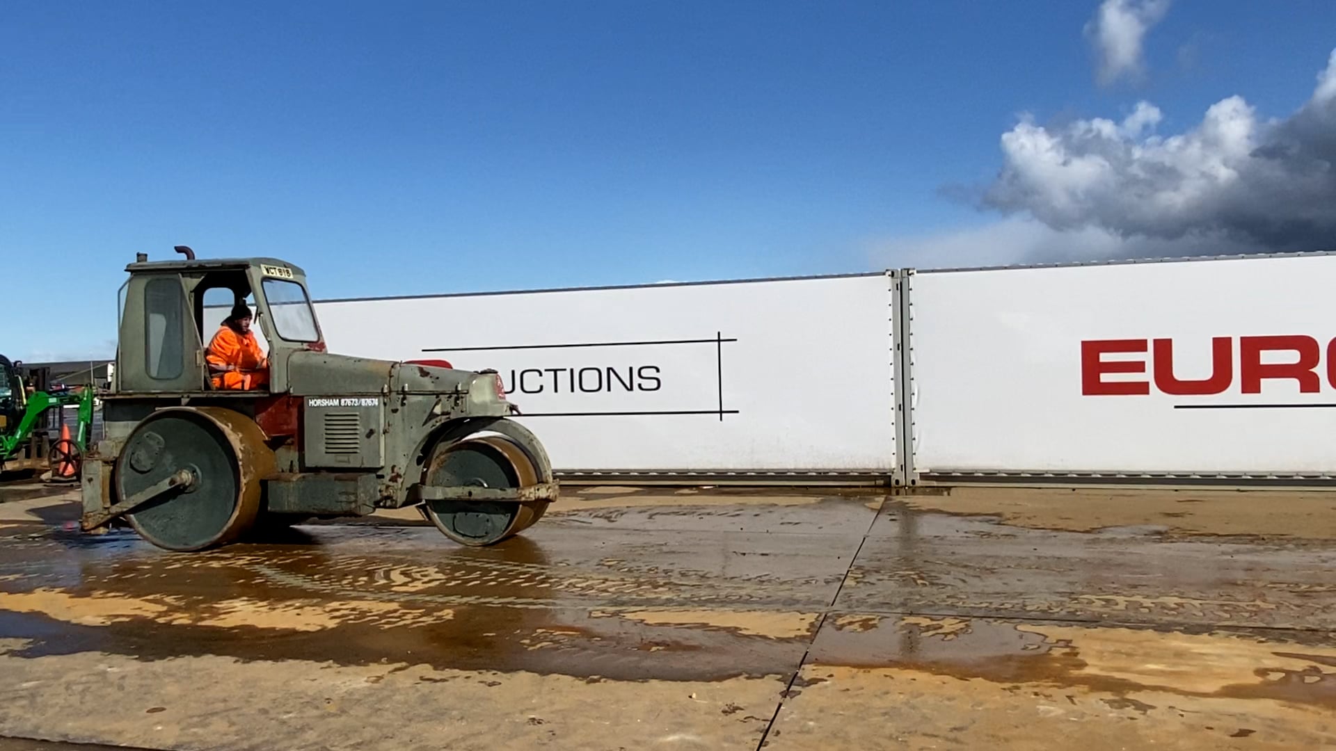 Aveling Barford GCT Triple Drum Roller, Tarmac Cutter on Vimeo