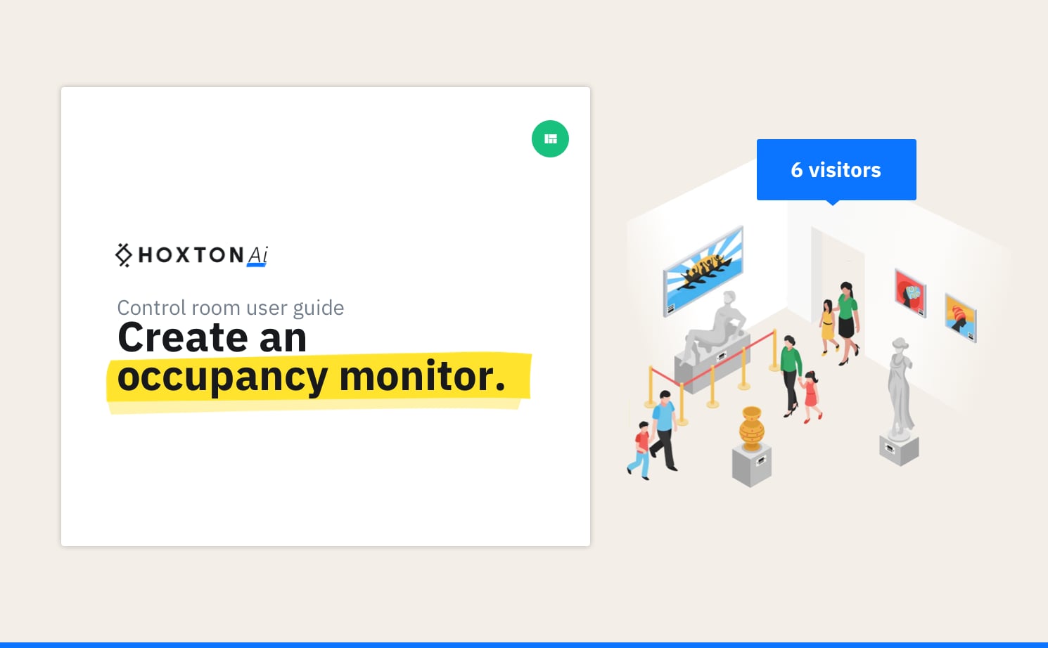 Create an occupancy monitor | Control room user guide on Vimeo