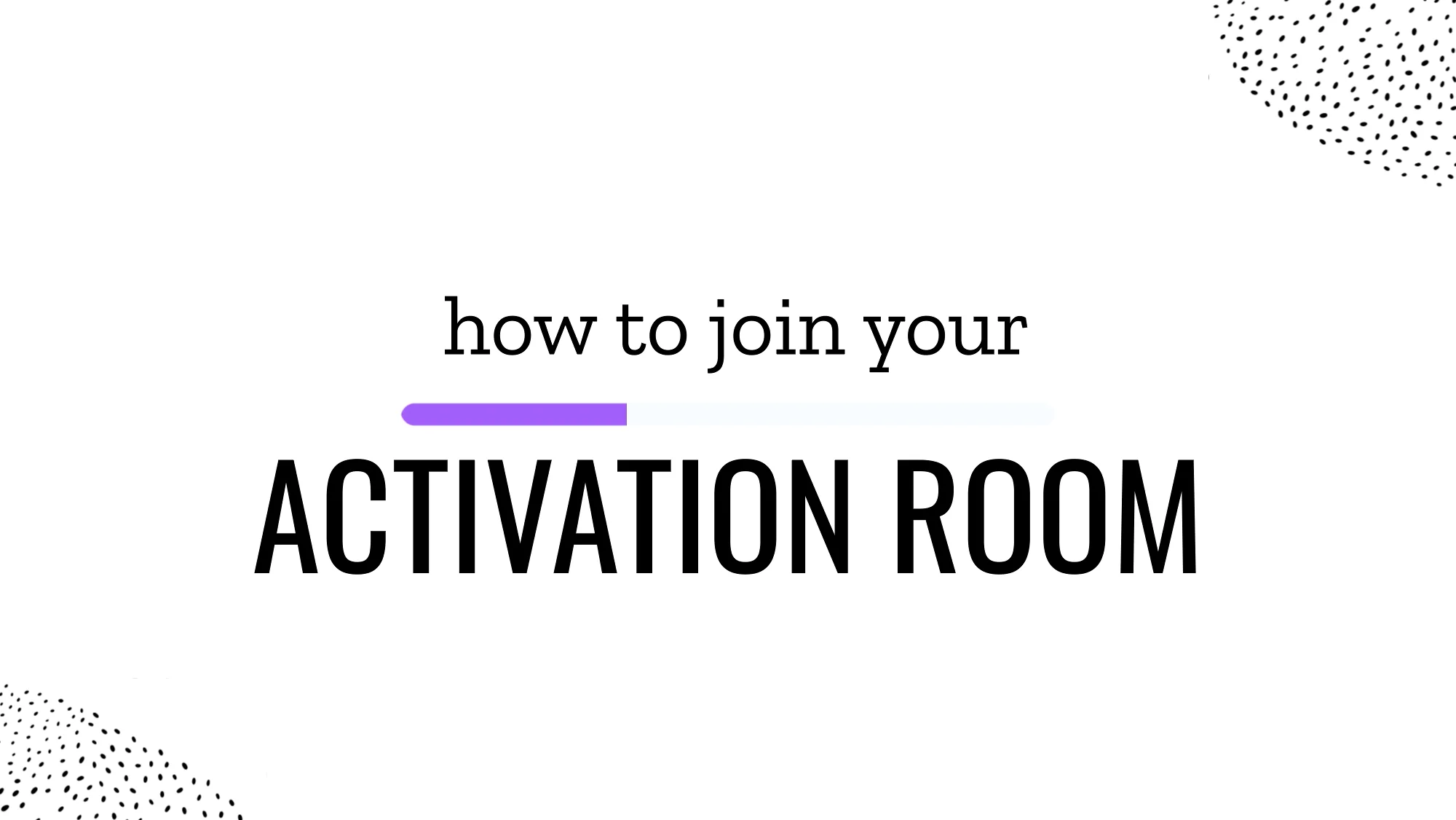 Activation Rooms on Vimeo