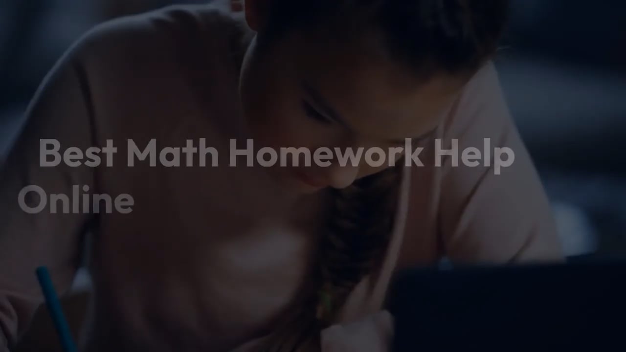 Best Math Homework Help Online on Vimeo