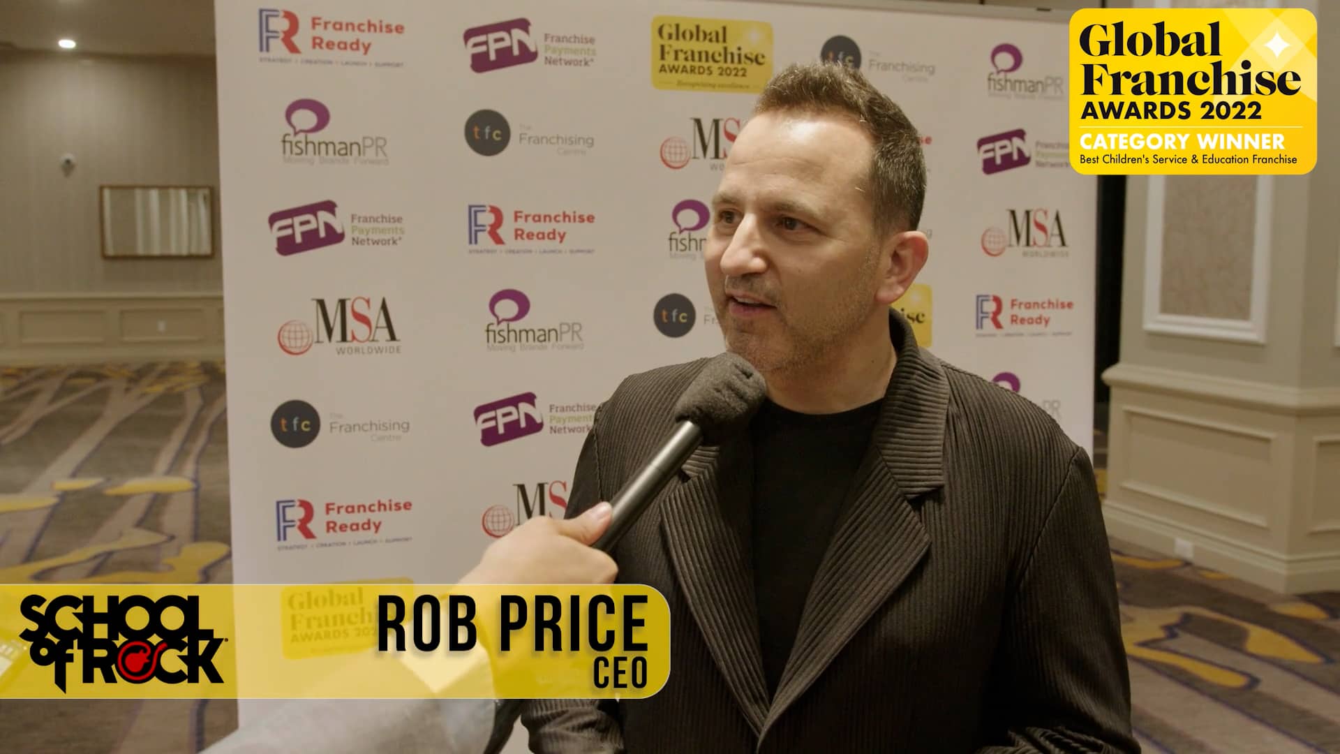 Rob Price, CEO, SoR, on winning Best Children's Service & Education ...