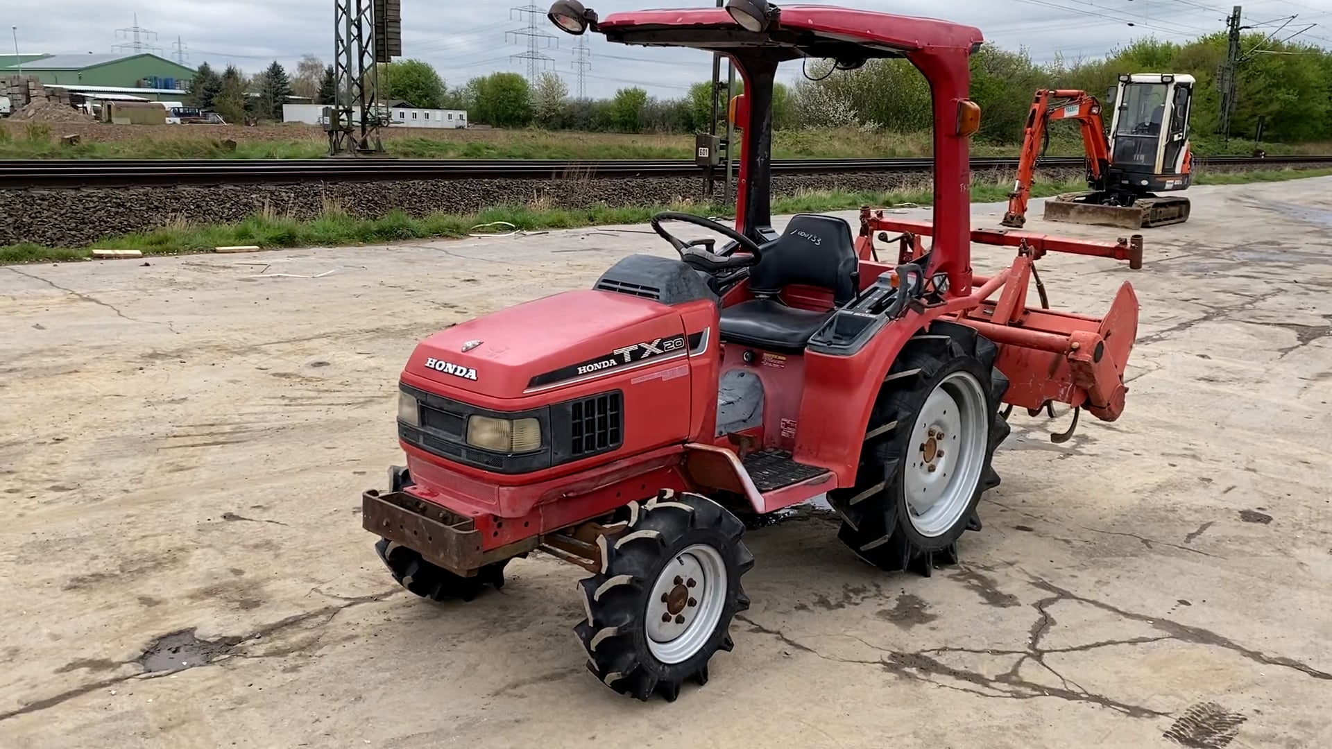 Honda TX20 Compact Tractor on Vimeo