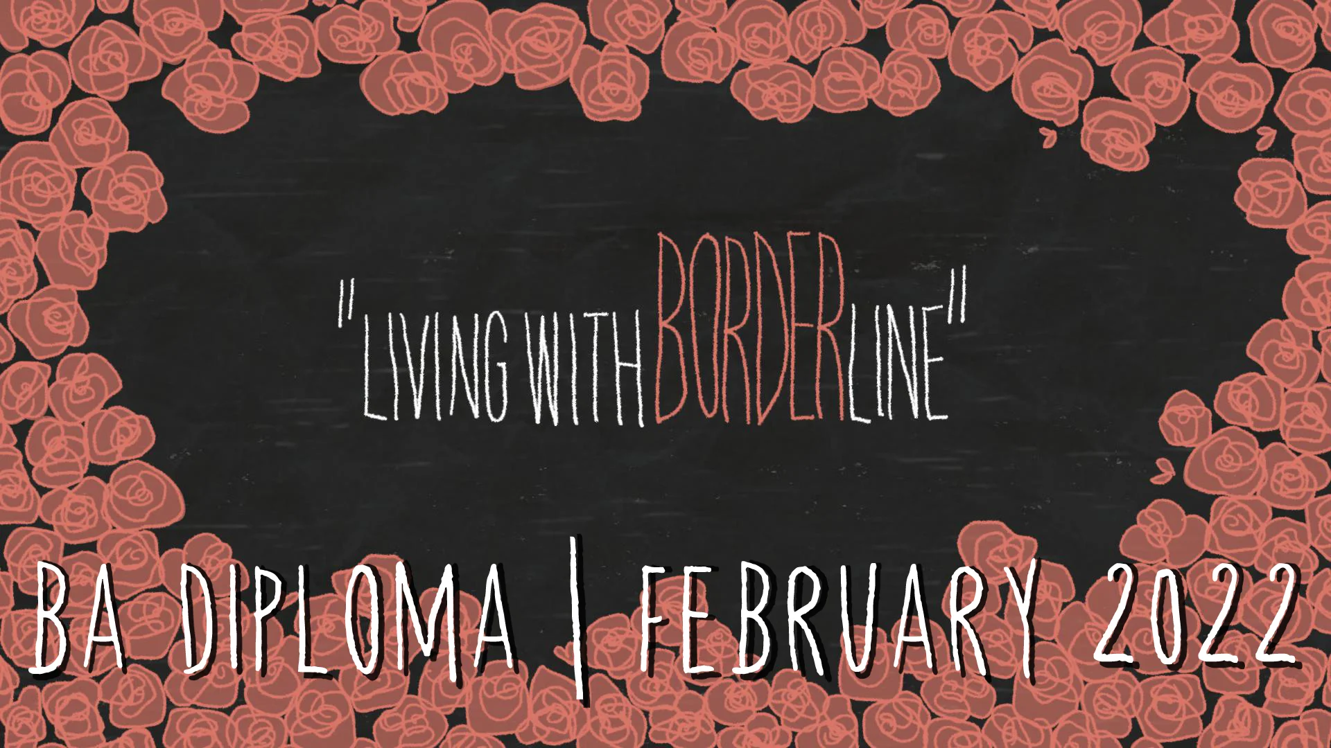 living with BORDERline | BA Diploma Animation | February 2022 on Vimeo