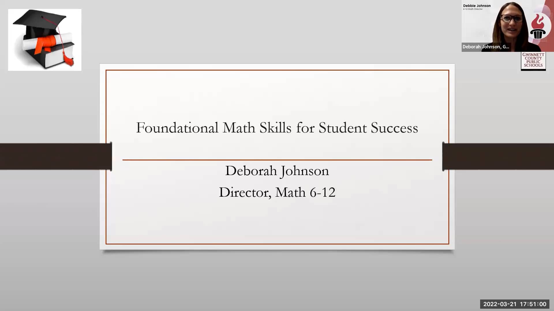 Foundational Math Skills for Student Success on Vimeo