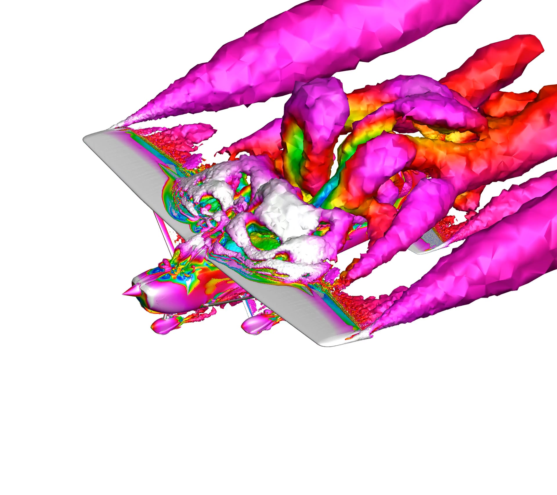 Aerodynamic Stall - Q-Criterion on Vimeo