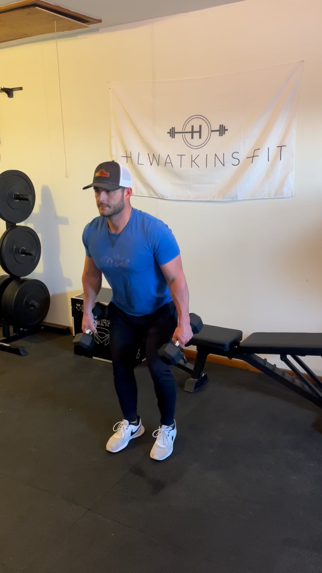 Bent over front raise on Vimeo