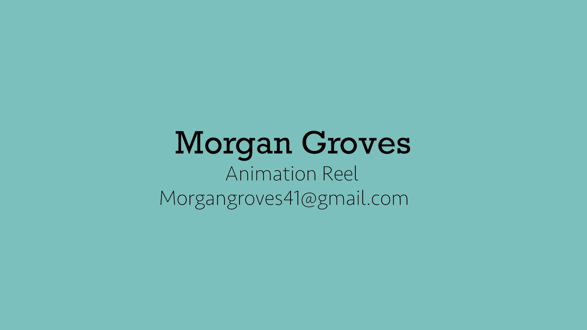 Morgan_Groves_AnimationReel on Vimeo