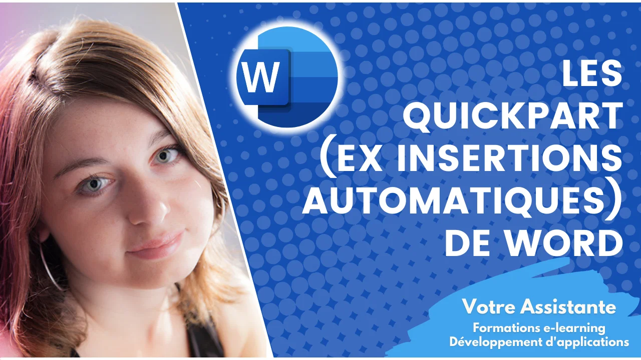 Comment utiliser les quickpart (ex insertions automatiques) de Word ? on Vimeo