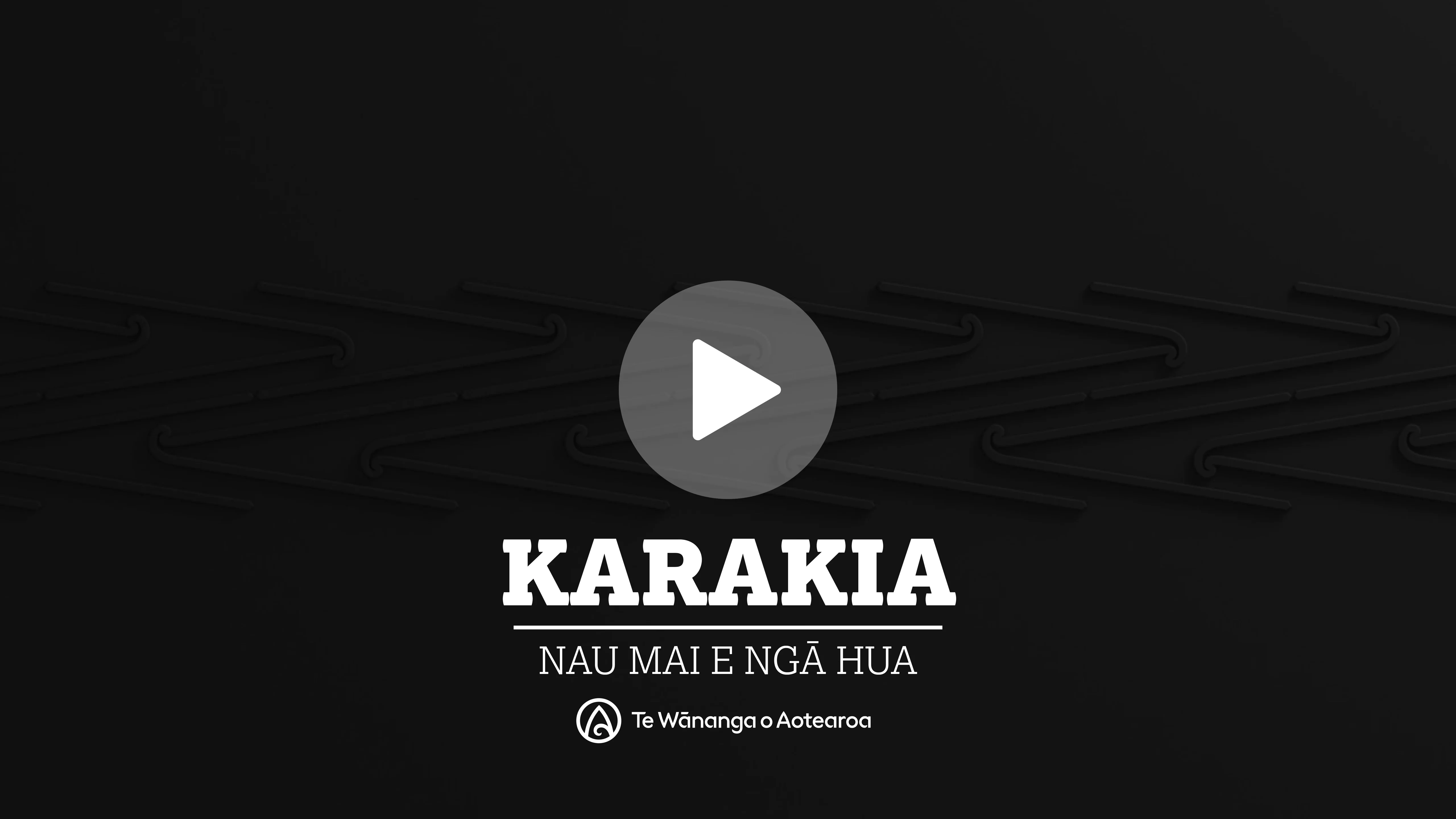 Karakia - Nau mai e ngā hua on Vimeo