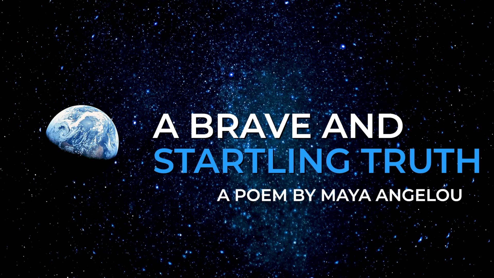 A Brave and Startling Truth on Vimeo