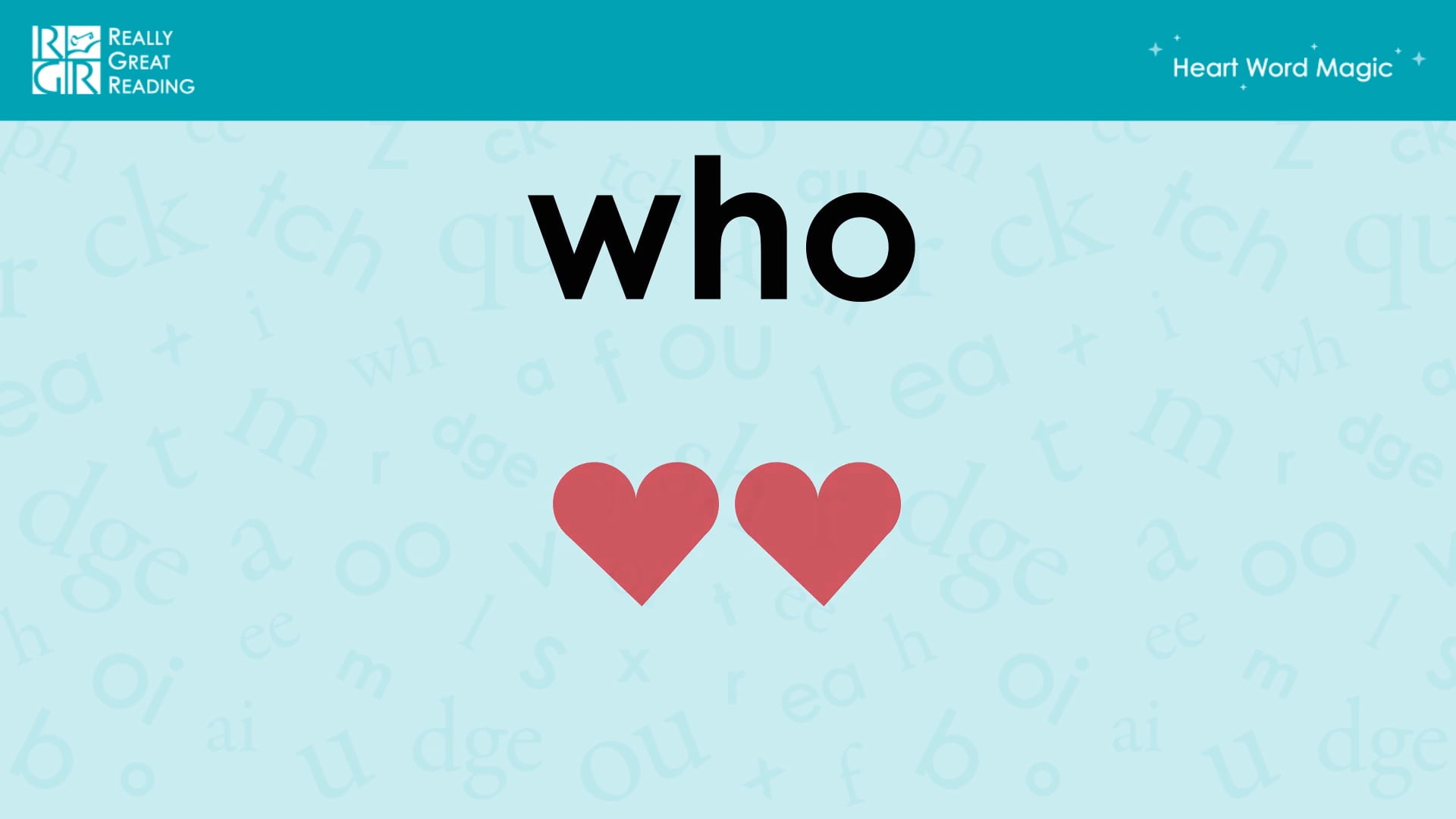 Heart Word Magic - The Word "Who" on Vimeo