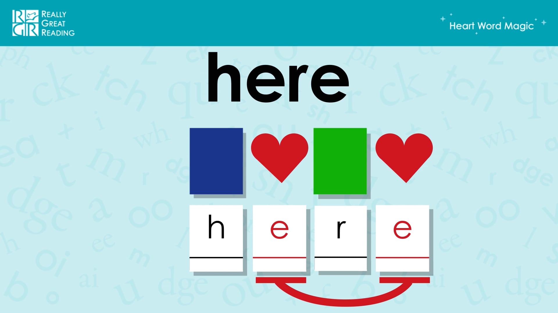 Heart Word Magic - The Word "Here" on Vimeo