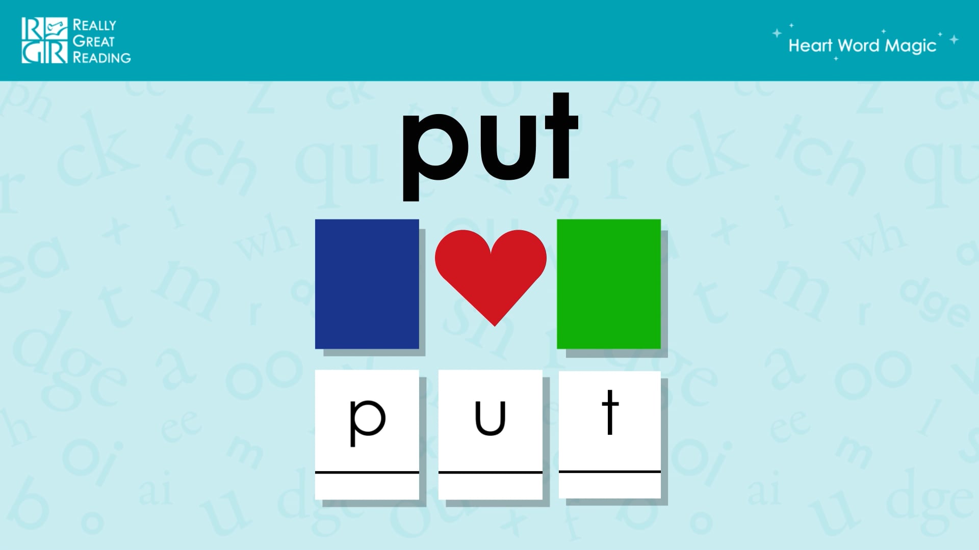 Heart Word Magic - The Word "Put" on Vimeo