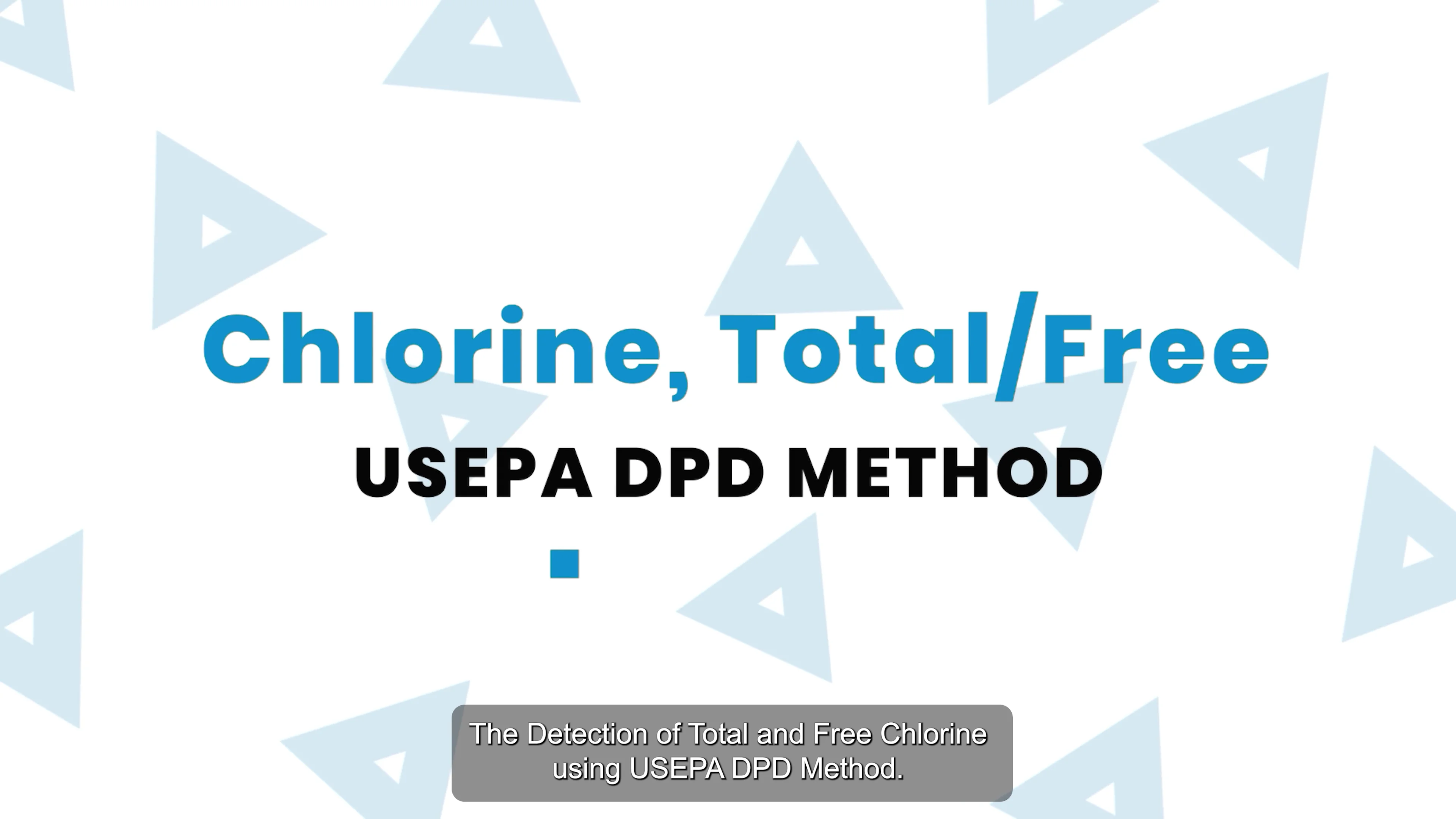 Total-Free Chlorine-Method DPD_Hach Malaysia on Vimeo
