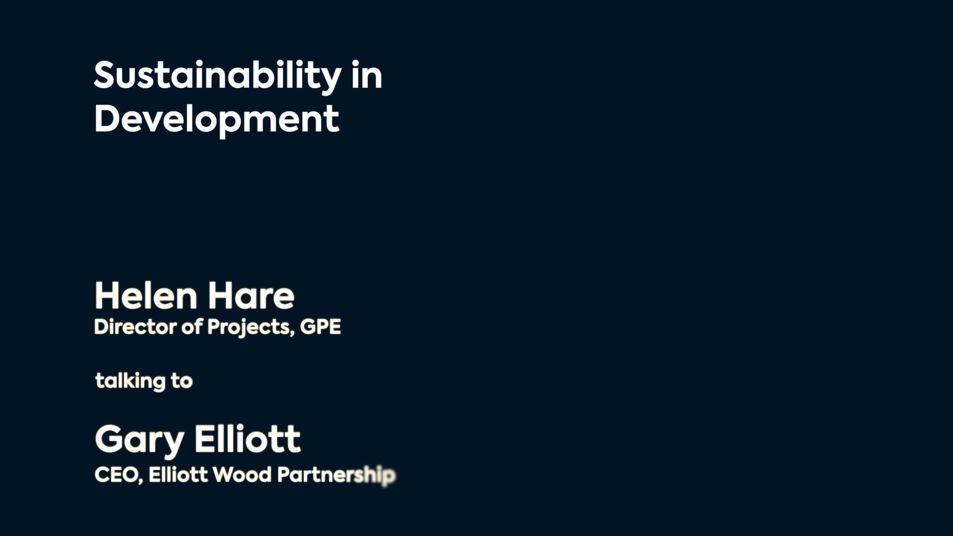 Helen Hare interviews Gary Elliott on Vimeo