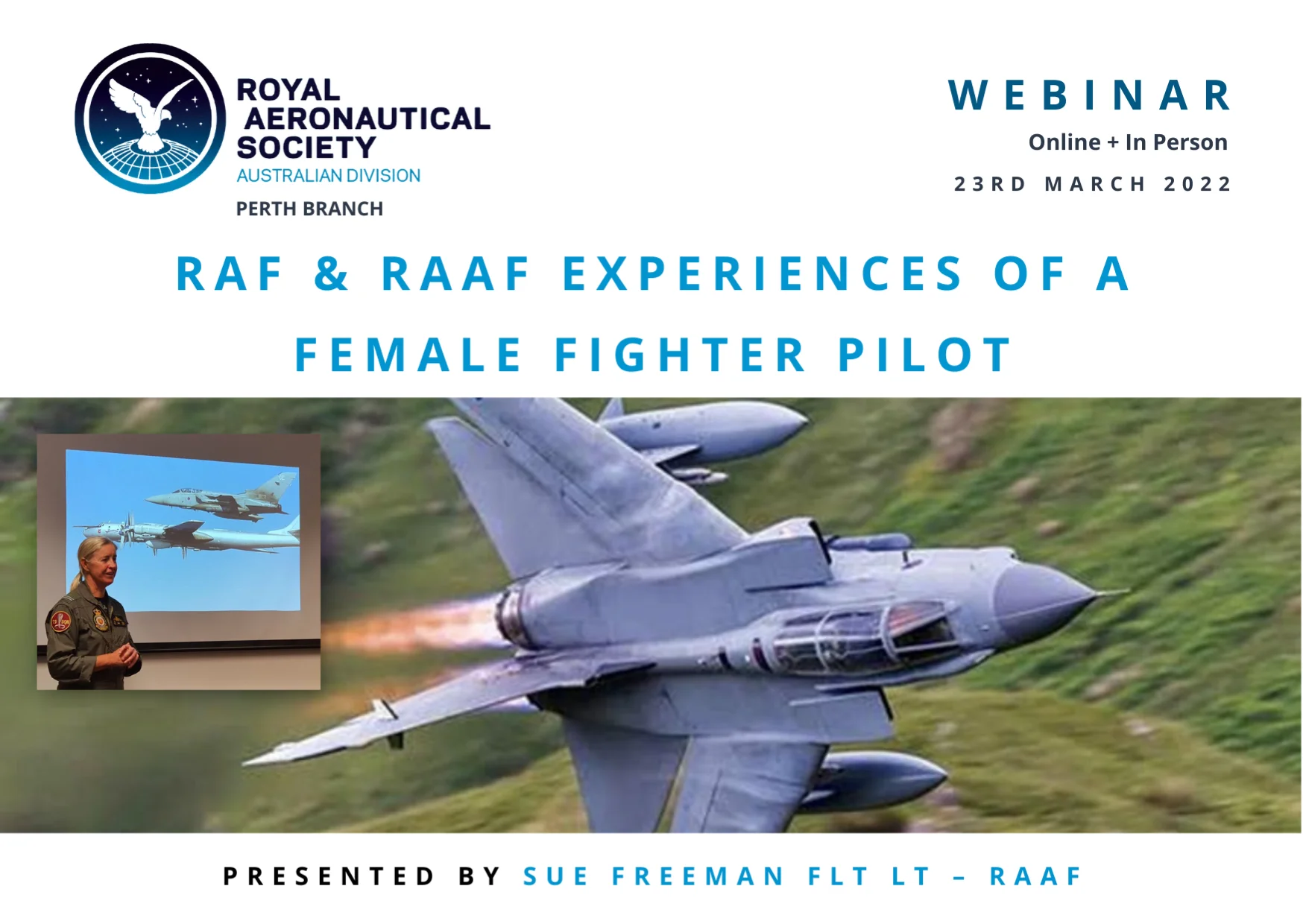 RAF and RAAF Experiences of a Female Fighter Pilot - Sue Freeman FLT LT ...