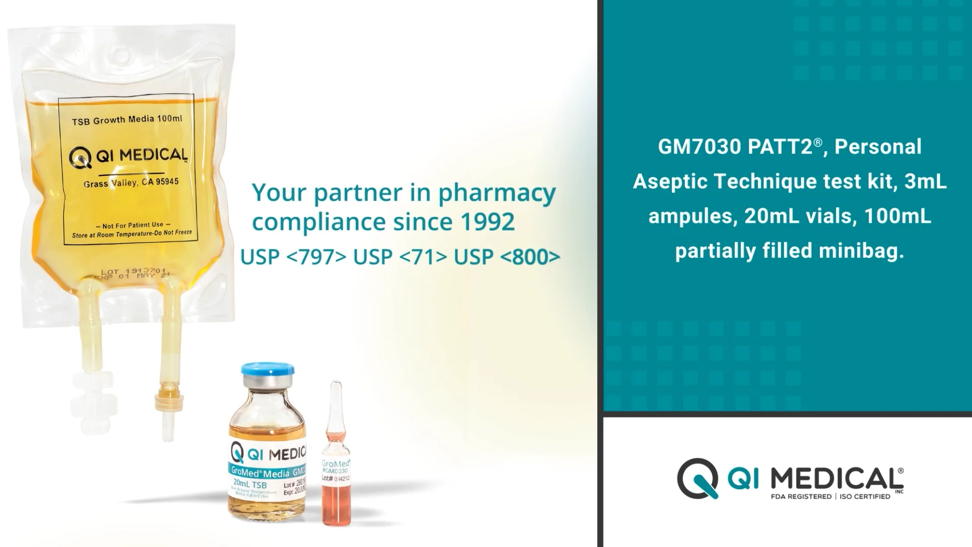 USP 797 & USP 800 Compliance - QI Medical | USP 797, USP 71, USP 800 ...