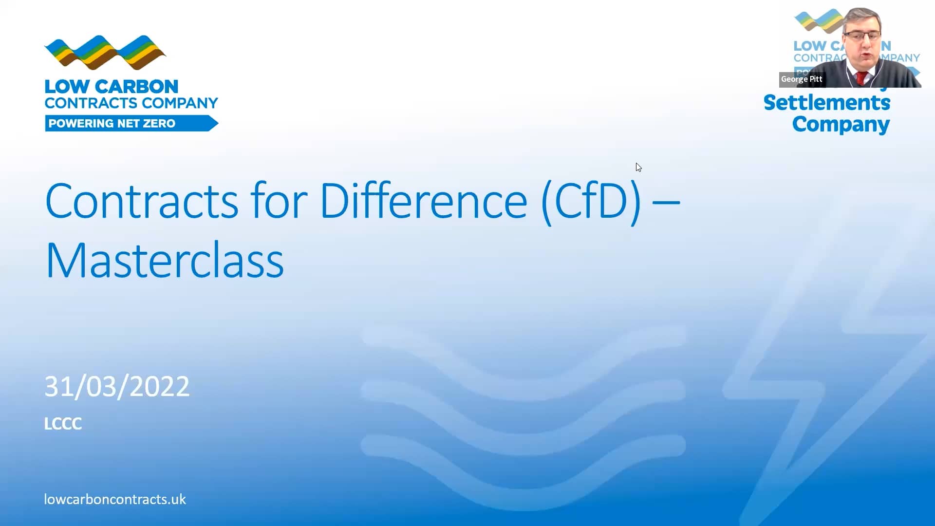 LCCC's CfD Masterclass: Introduction to the Contracts for Difference ...